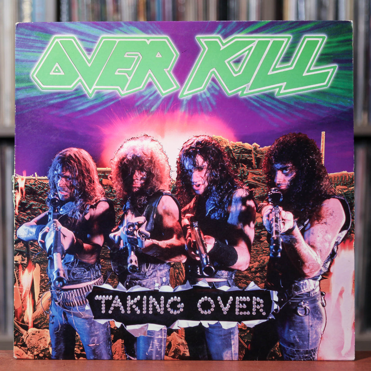 Overkill - Taking Over - 1987 Atlantic, VG+/VG