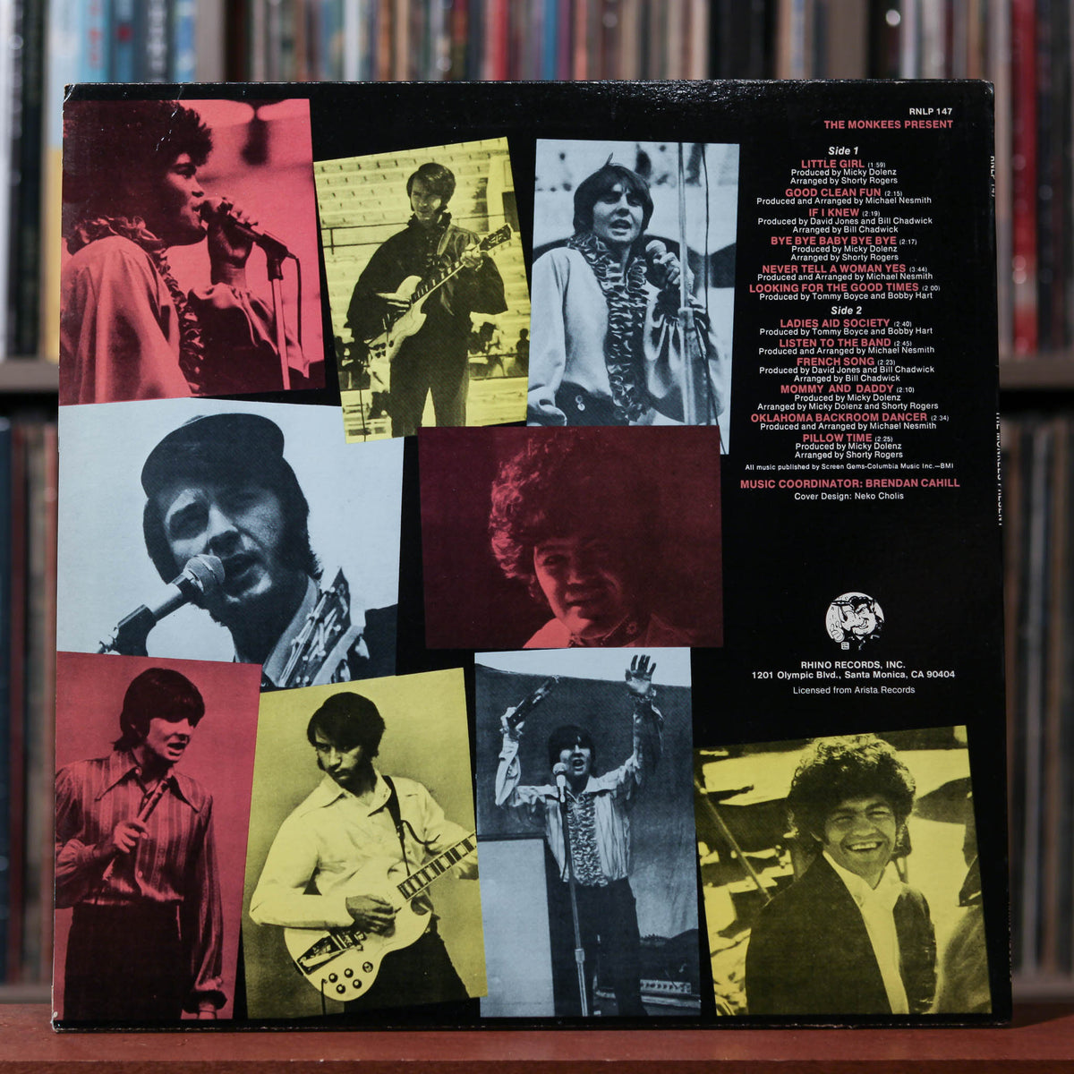 The Monkees - The Monkees Present - 1985 Rhino Records, EX/NM