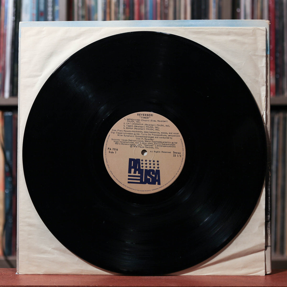 Gian Piero Reverberi - Timer - 1976 Pausa Records, VG/VG