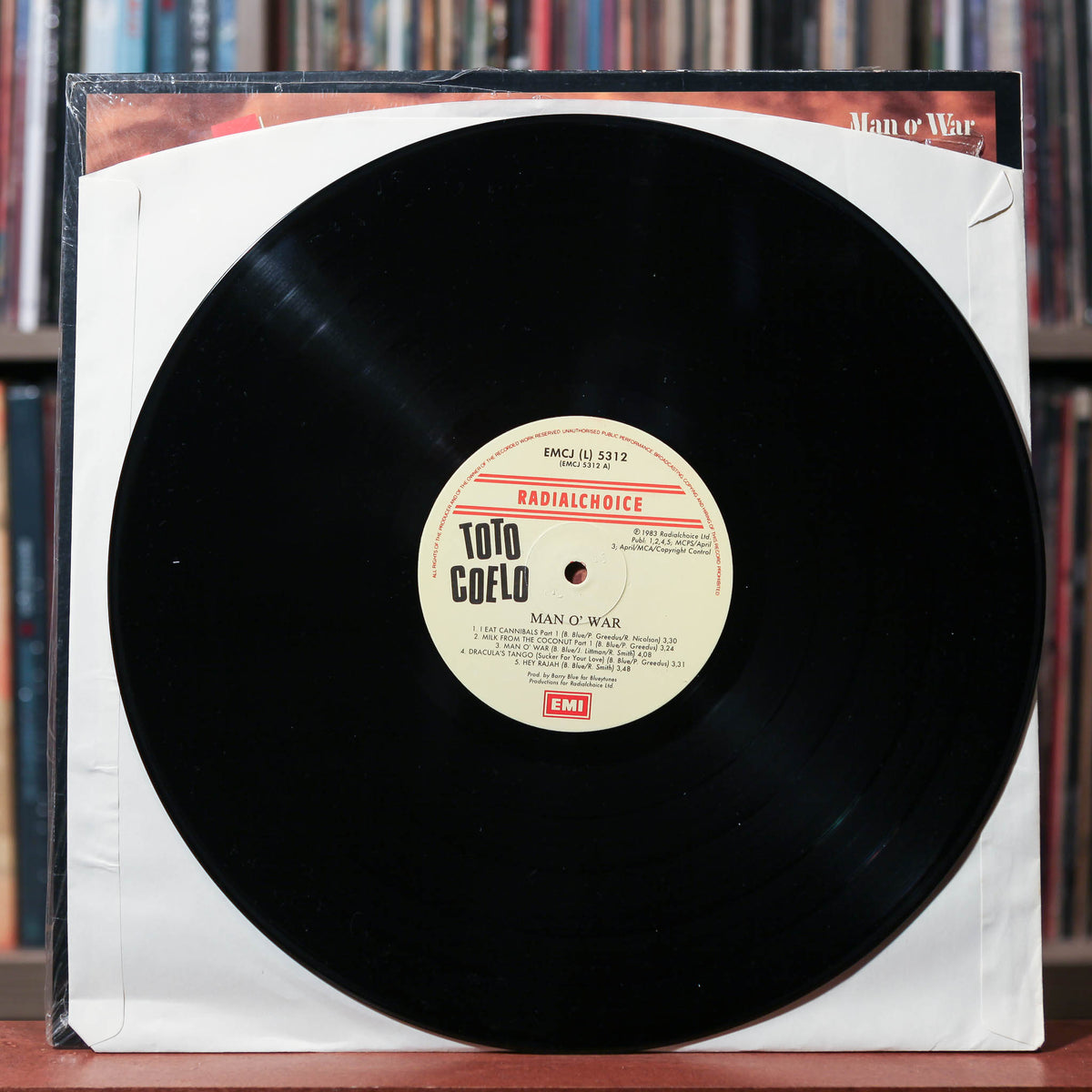 Toto Coelo - Man O' War - SOUTH AFRICAN import 1983 Radialchoice, VG+/