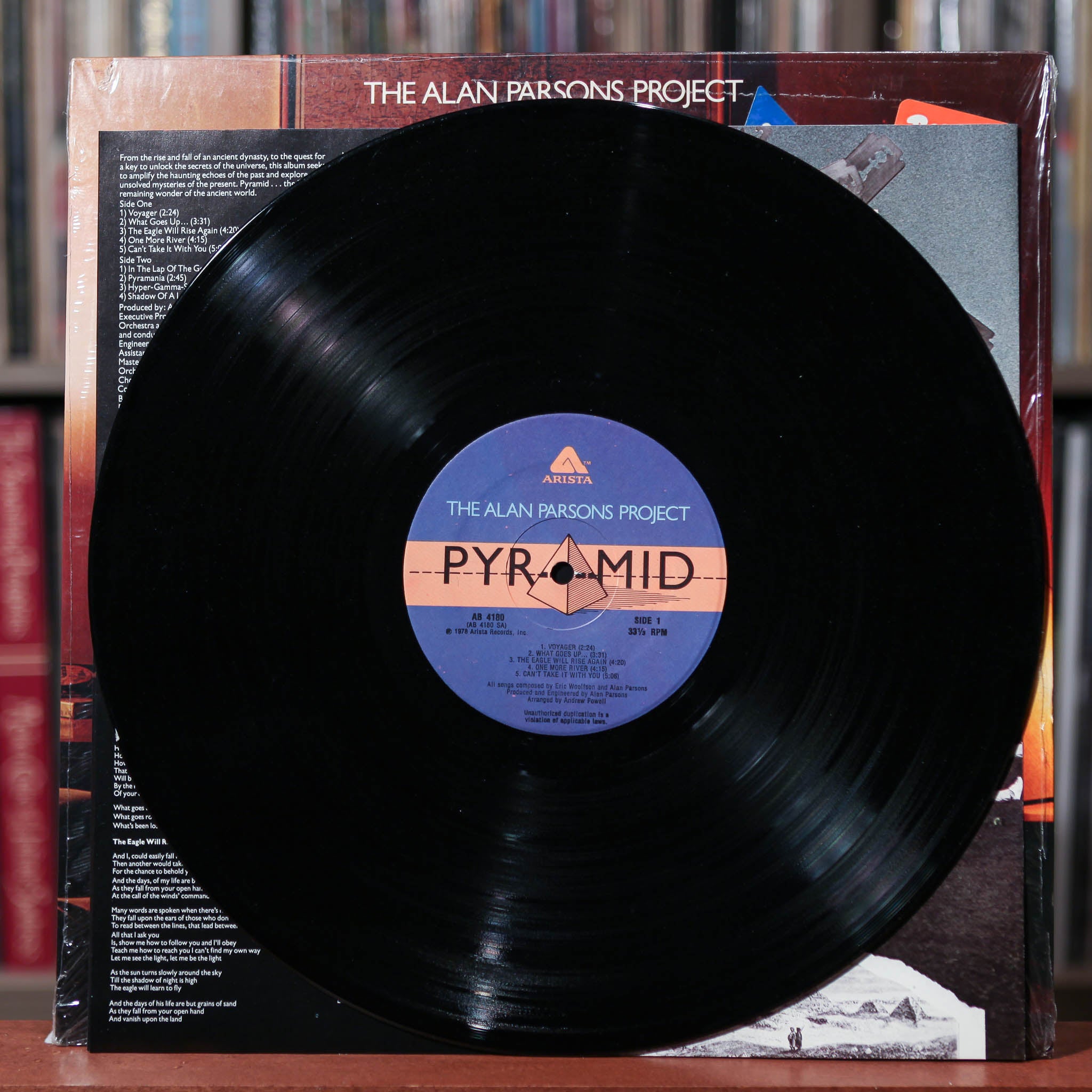 The Alan Parsons Project - Pyramid - 1978 Arista, EX/EX w/Shrink And H