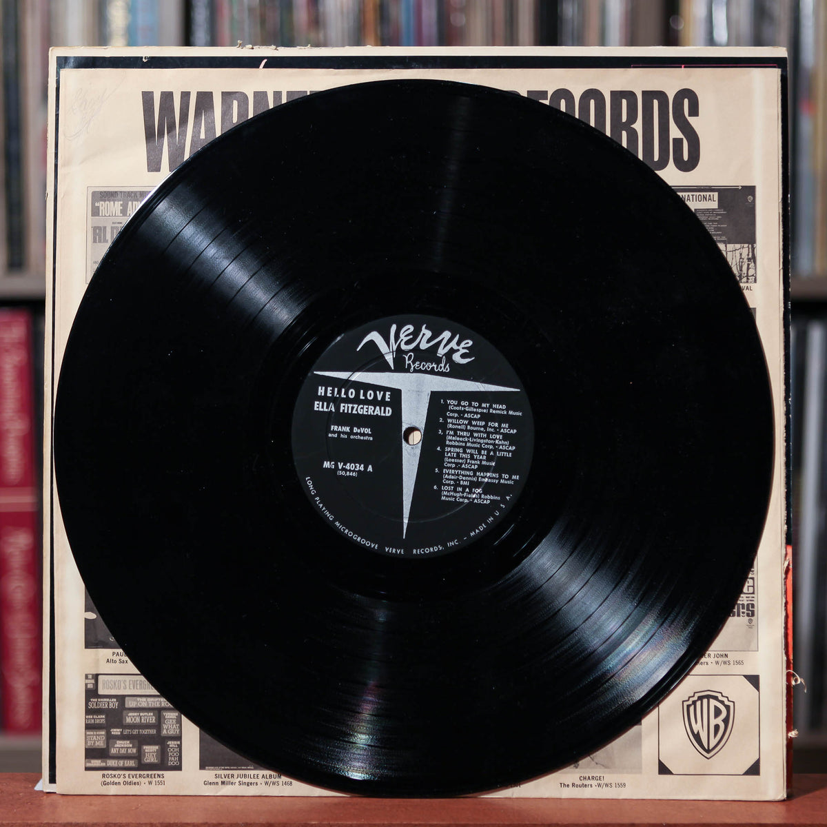 Ella Fitzgerald - Hello Love - 1959 Verve, VG+/VG