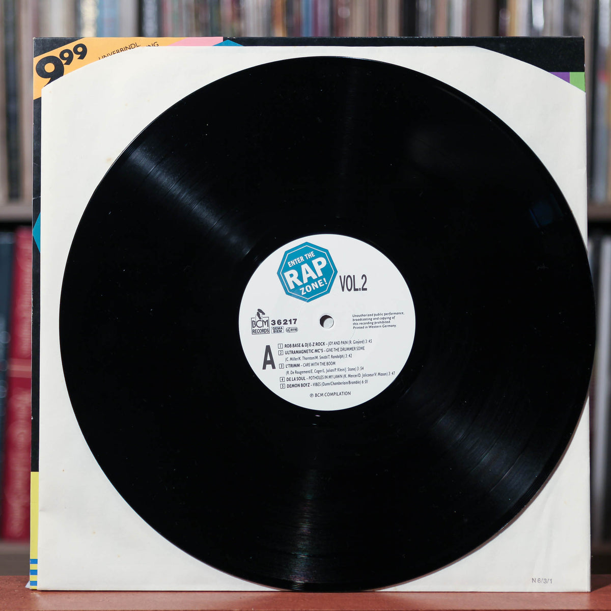 Enter The Rap Zone! Vol. 2 - Various - EU Import - 1989 BCM, EX/EX