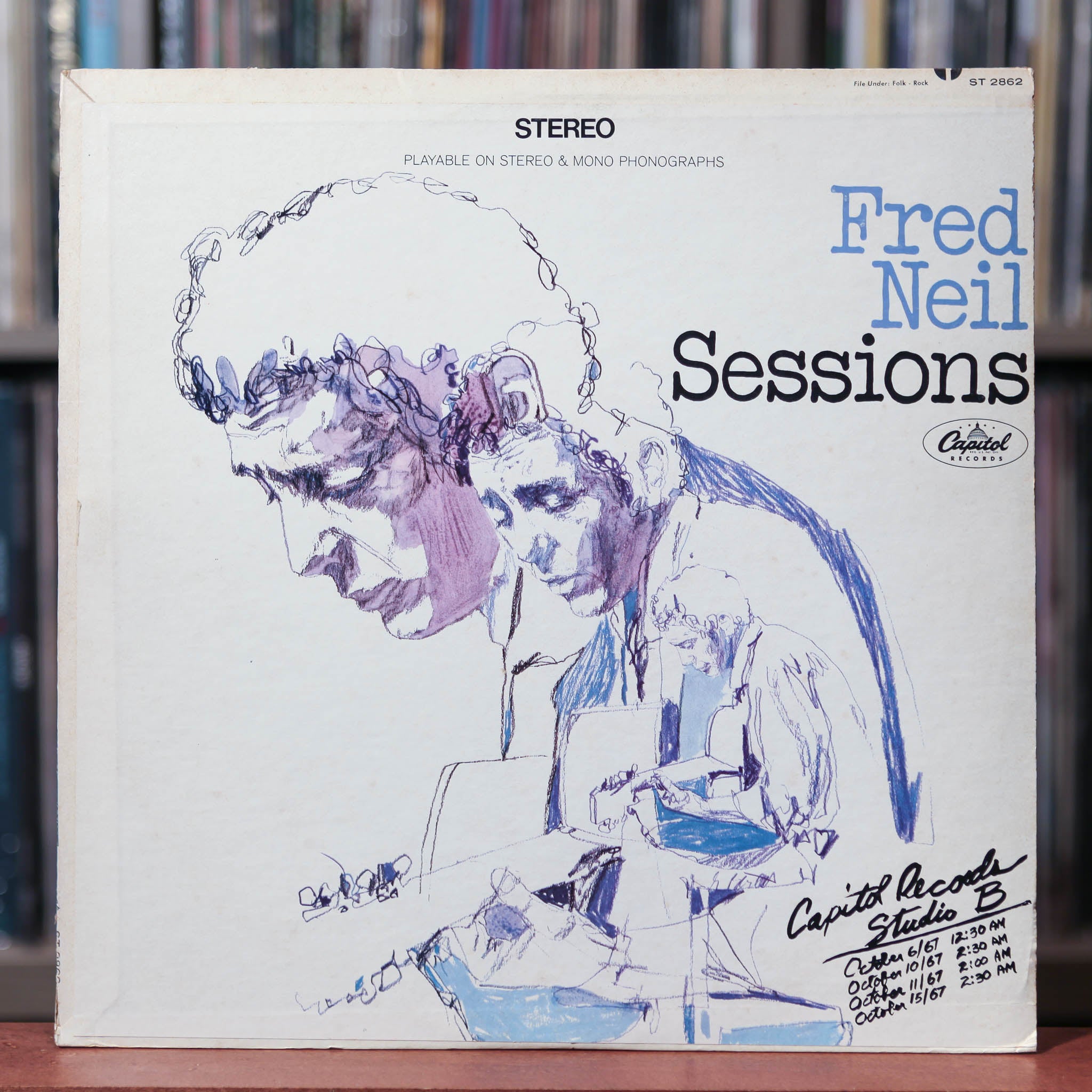Fred Neil - Sessions - 1968 Capitol, VG/VG