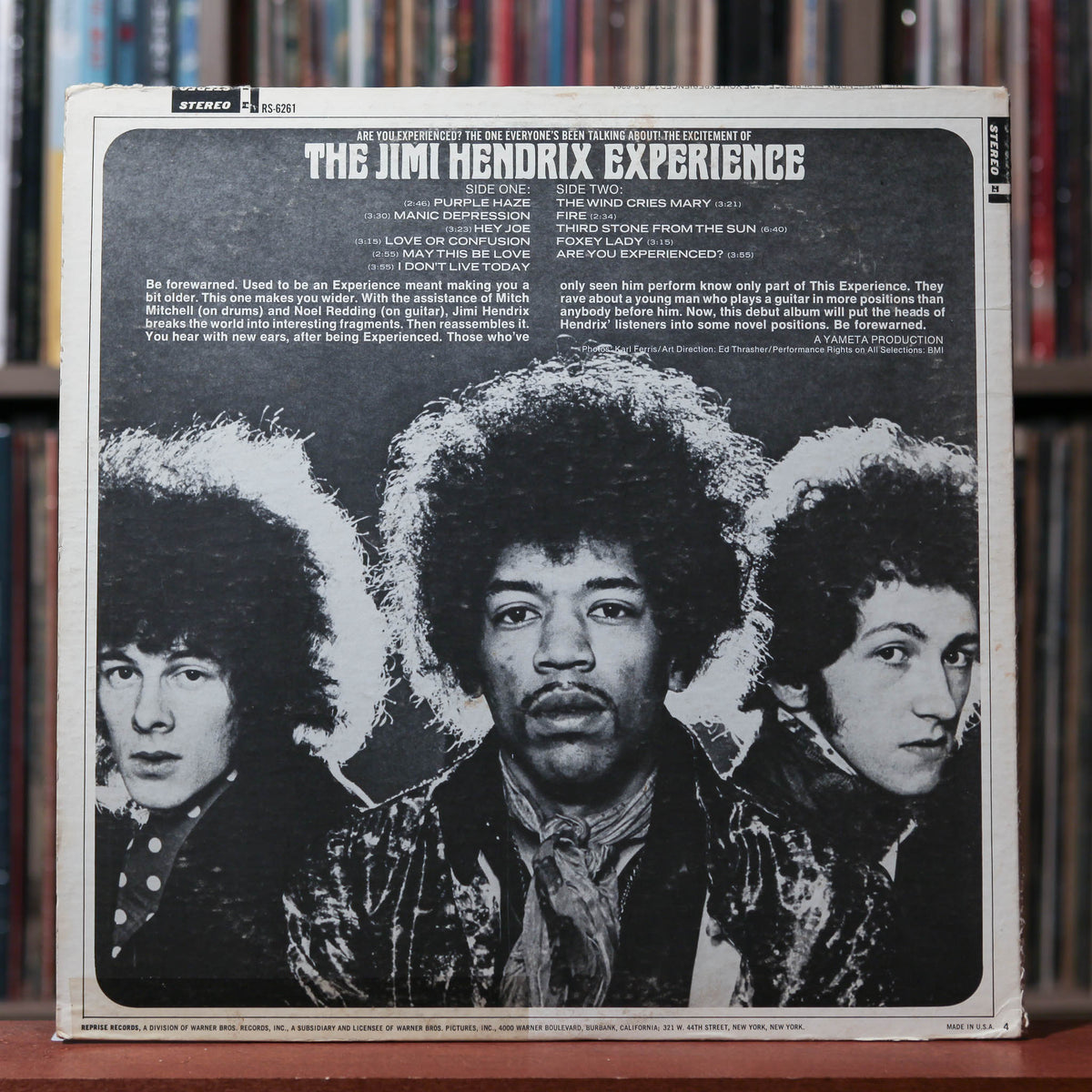 The Jimi Hendrix Experience - Are You Experienced? - 1972 Reprise Reco
