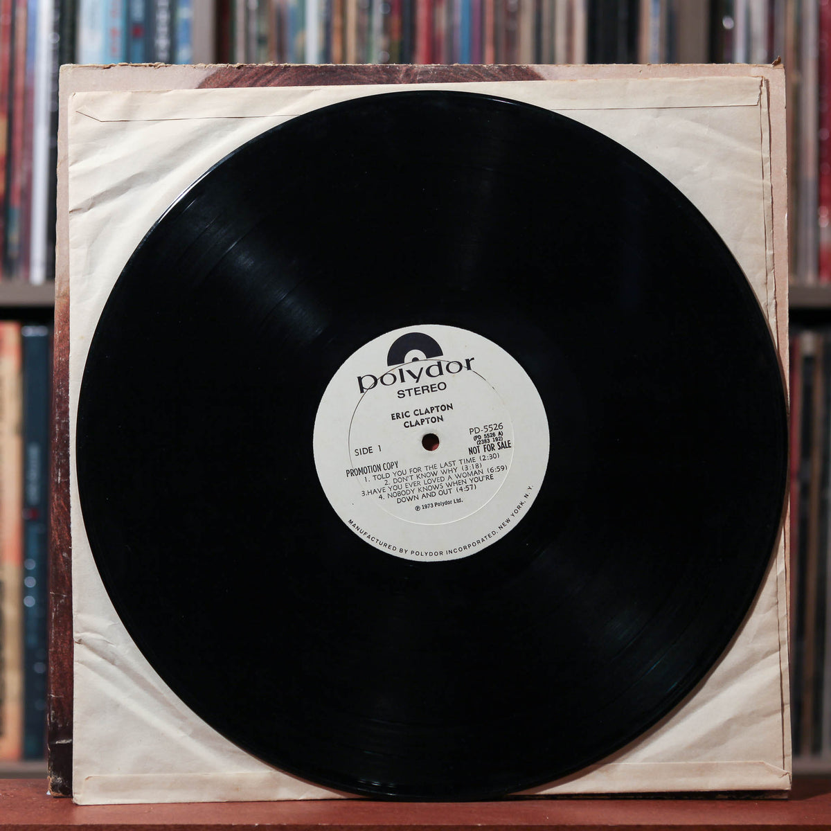 Eric Clapton - Clapton - WHITE LABEL PROMO 1973 Polydor, VG/VG