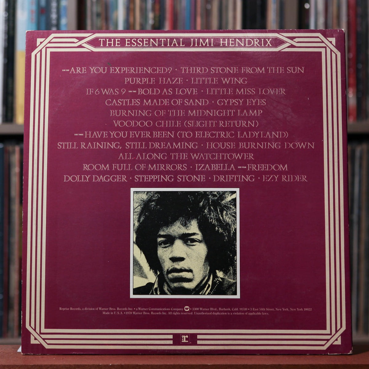 Jimi Hendrix - The Essential Jimi Hendrix - 2LP 1979 Reprise Records,