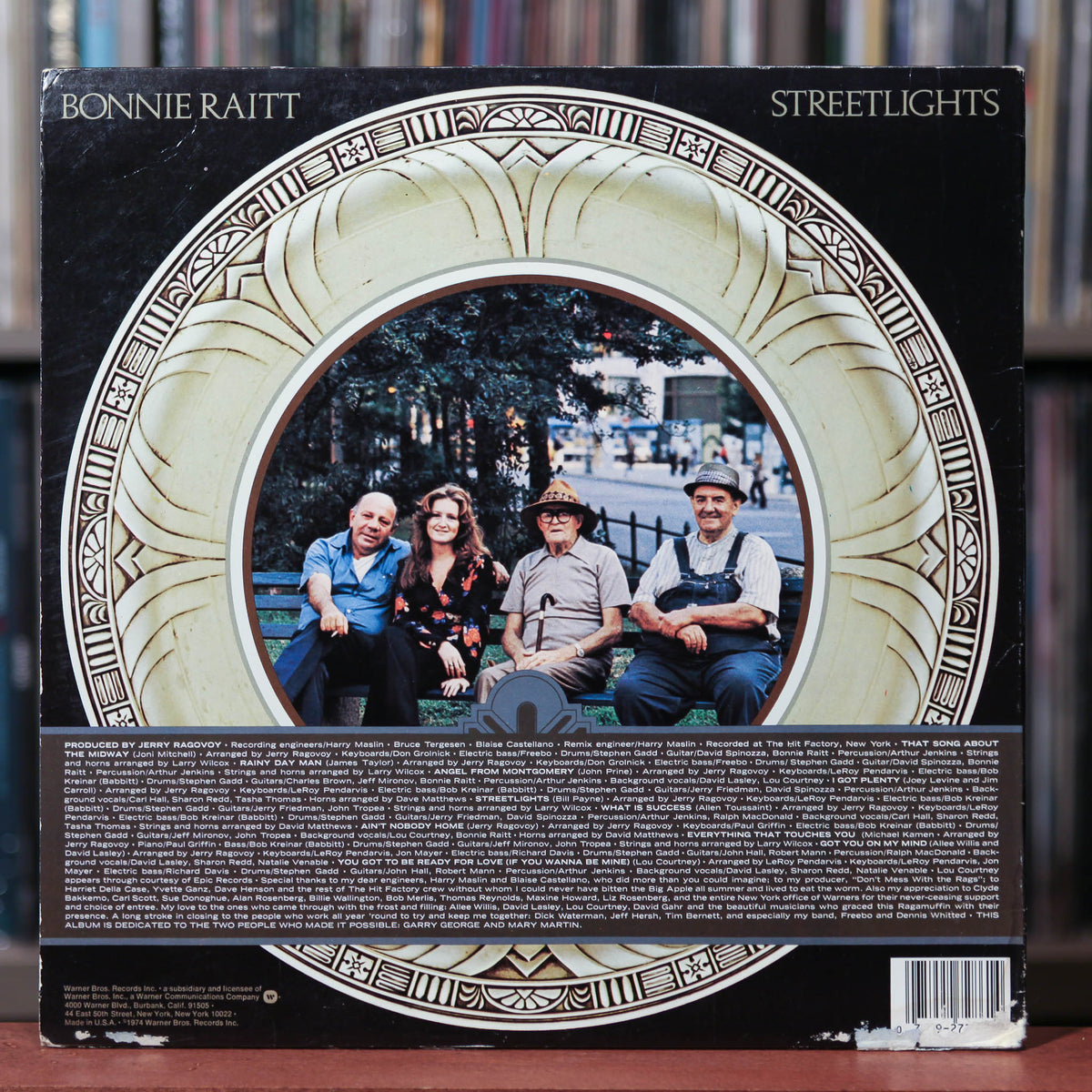 Bonnie Raitt - Streetlights - 1974 Warner Bros, VG/EX