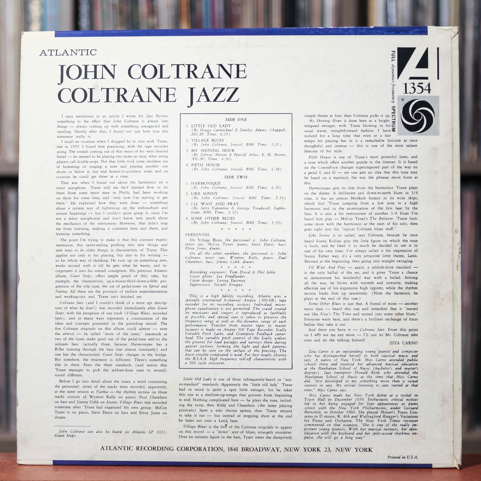 John Coltrane - Coltrane Jazz - 1961 Atlantic