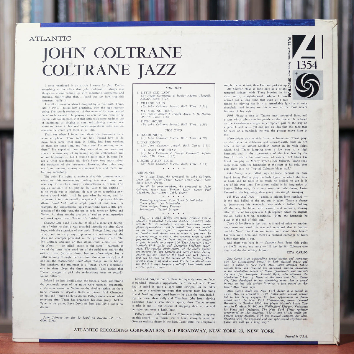 John Coltrane - Coltrane Jazz - 1961 Atlantic