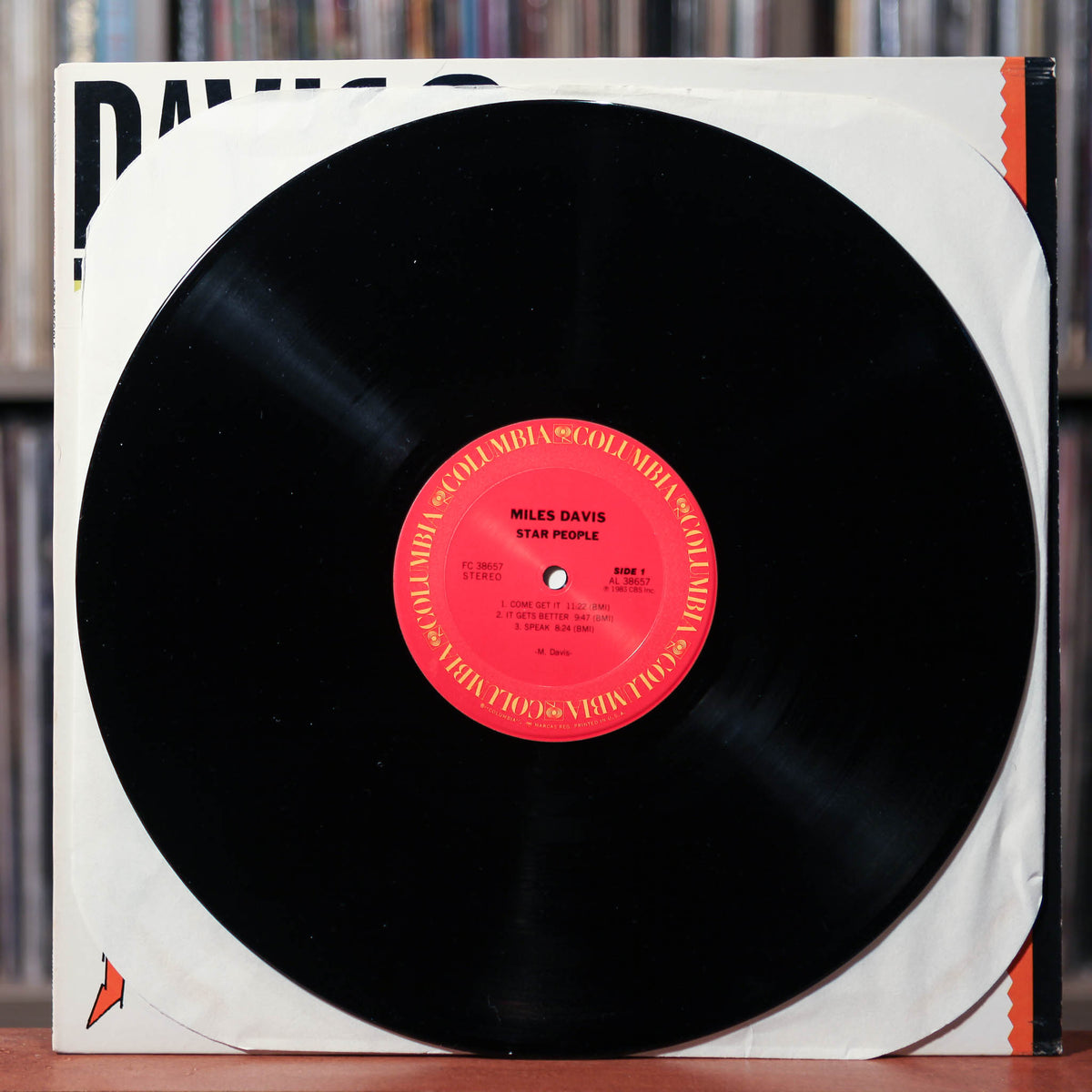 Miles Davis - Star People - 1983 Columbia, VG+/EX