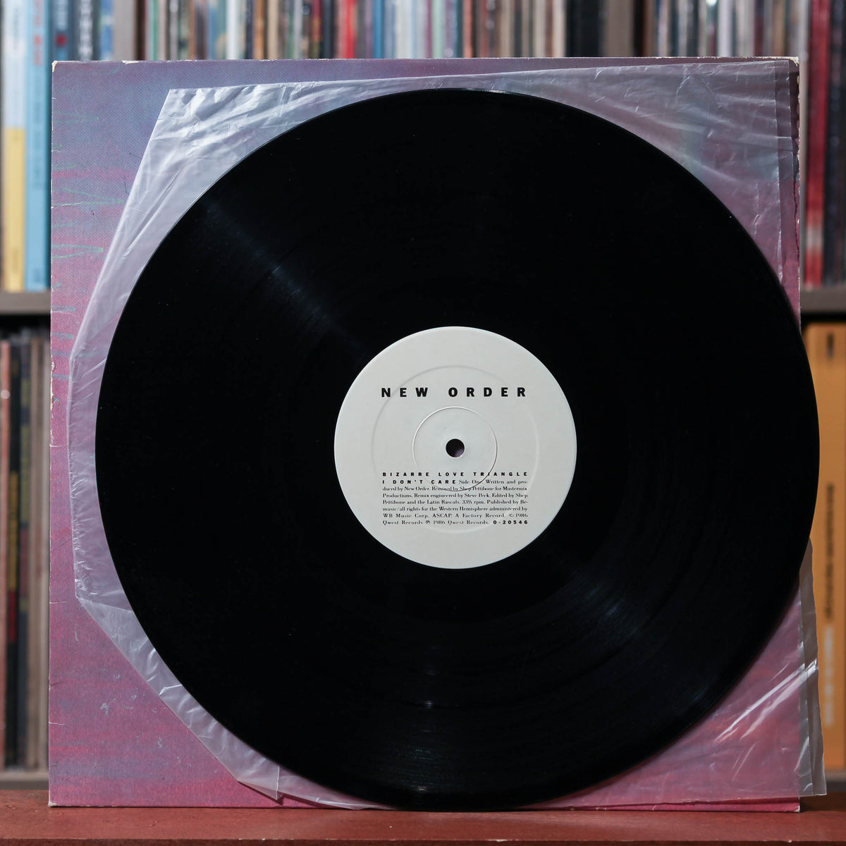 New Order - Bizarre Love Triangle - 1986 Qwest Records, VG/EX