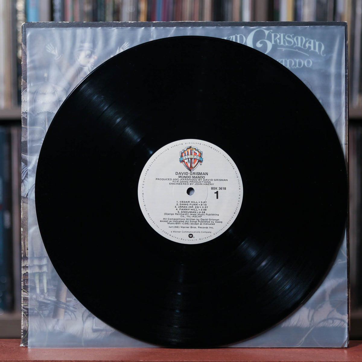 David Grisman - Mondo Mando - 1981 Warner, VG+/VG