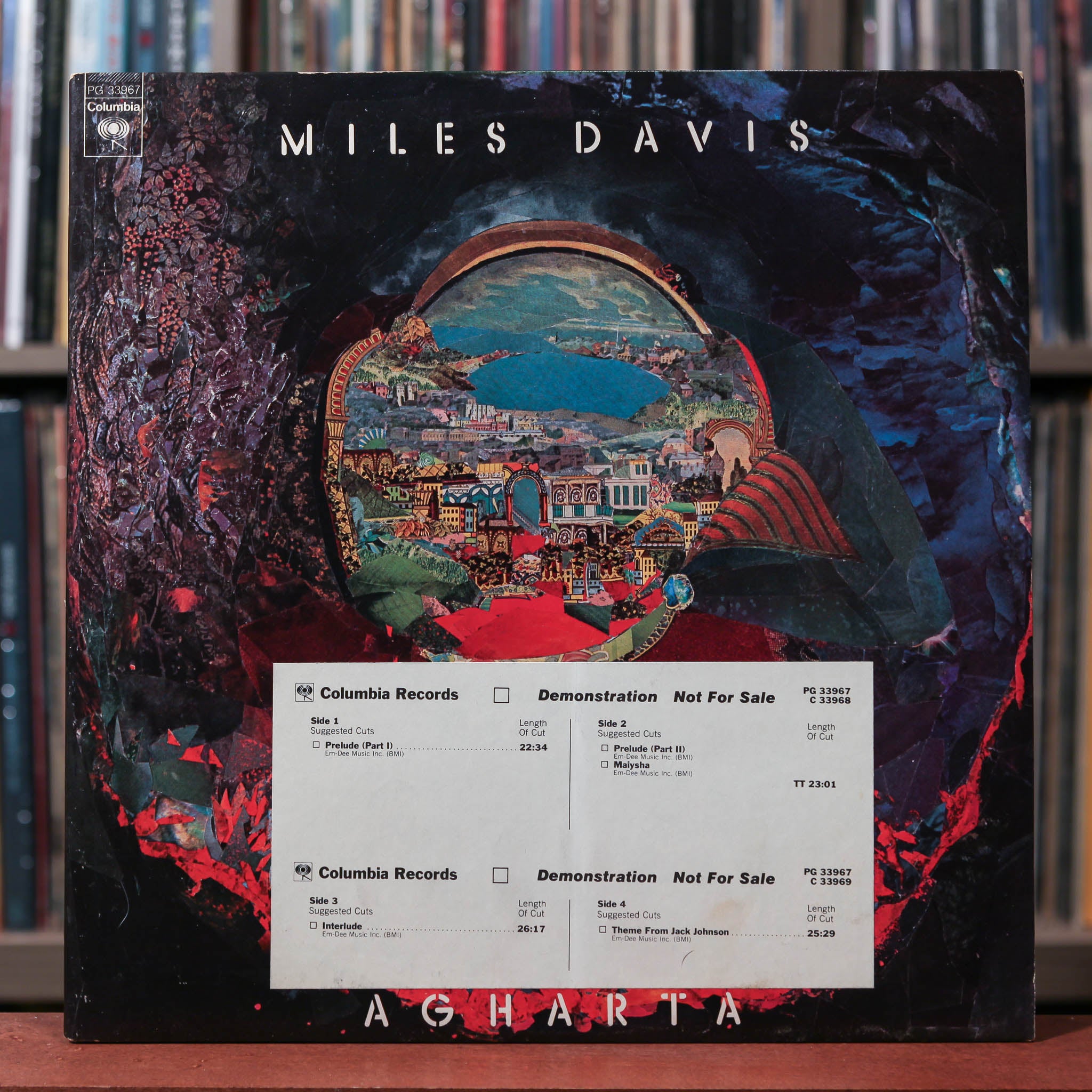 Miles Davis - Agharta - PROMO - 1976 Columbia, VG+/VG+