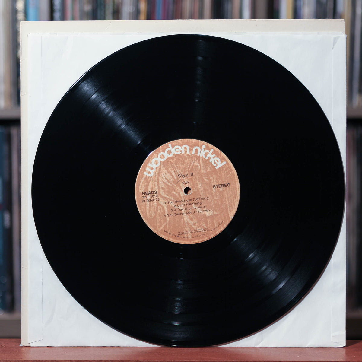 Styx - Styx II - 1973 Wooden Nickel Records, VG/VG