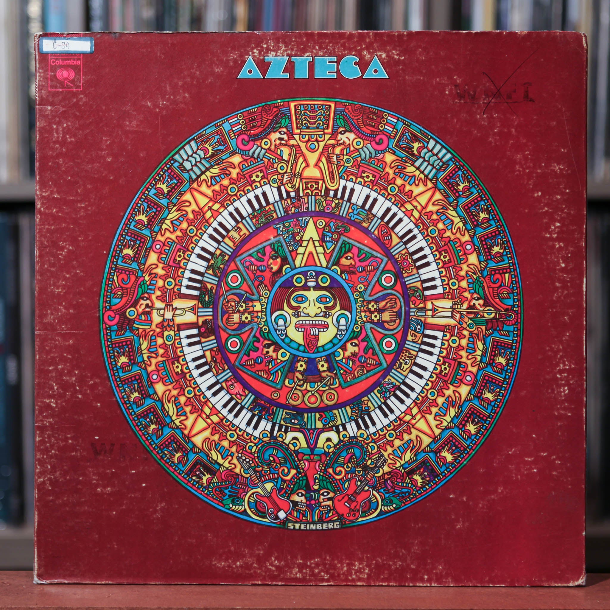 Azteca - Self-Titled - RARE PROMO - 1972 Columbia, VG/VG