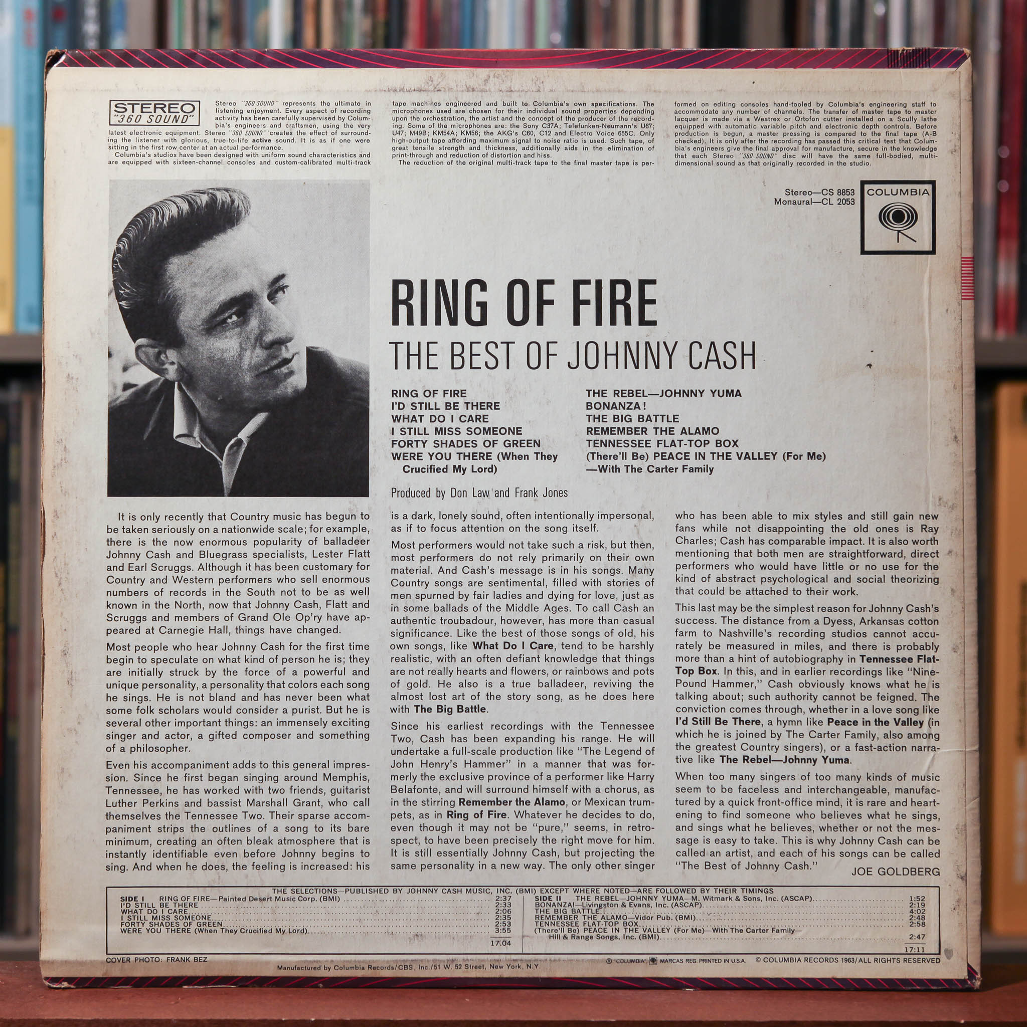 Johnny Cash - Ring Of Fire - The Best Of Johnny Cash - 1963 Columbia