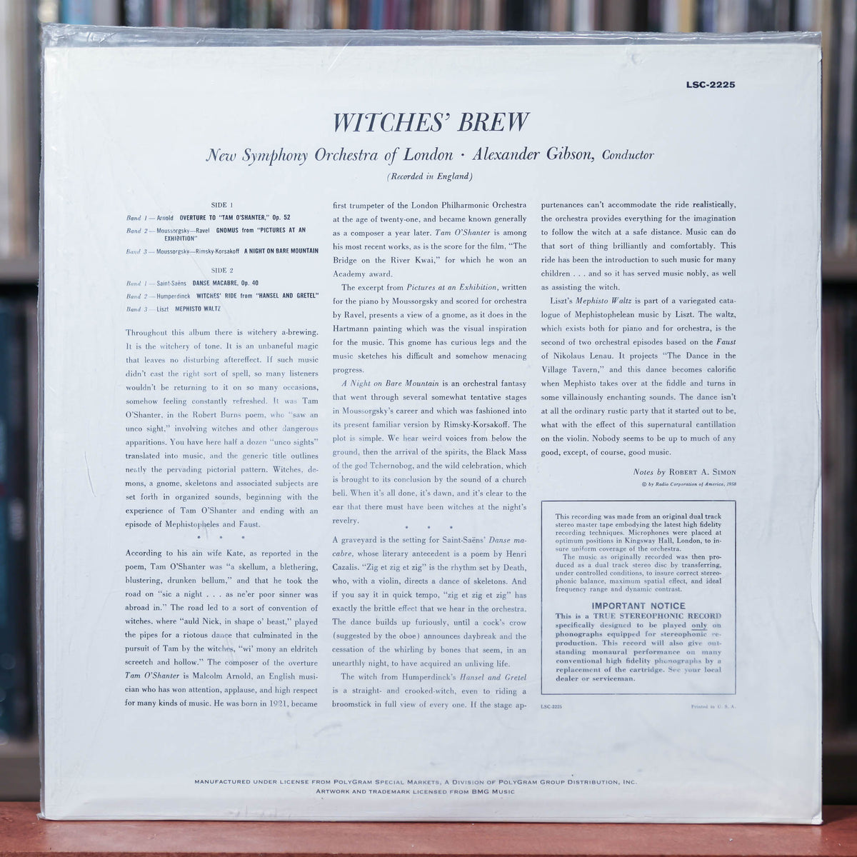 The New Symphony Orchestra Of London, Alexander Gibson - Witches' Brew