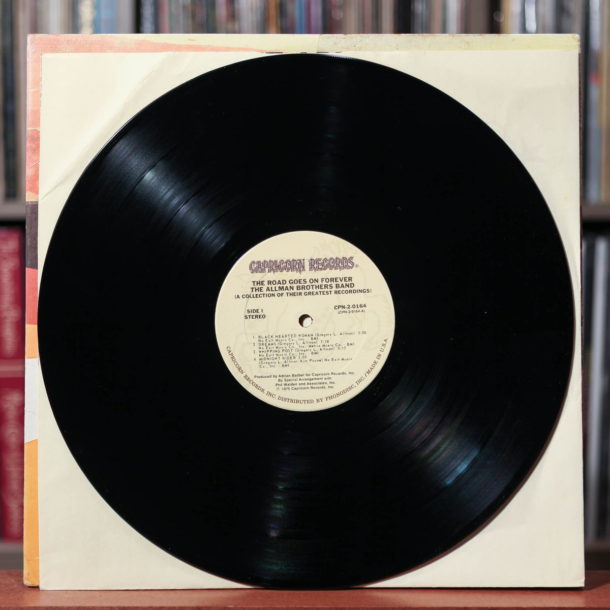 Allman Brothers - The Road Goes On Forever - 2LP - 1975 Capricorn, VG/