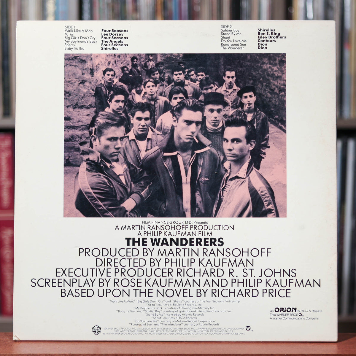 The Wanderers - Original Motion Picture Soundtrack - 1979 Warner, VG+/