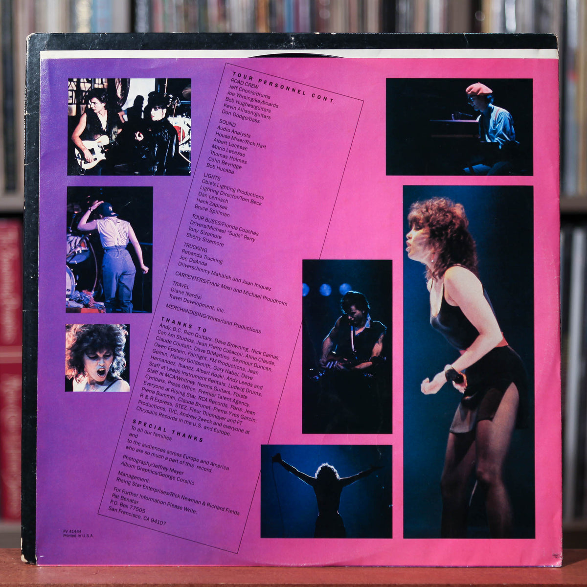 Pat Benatar - Live From Earth - 1983 Chrysalis, VG/VG+