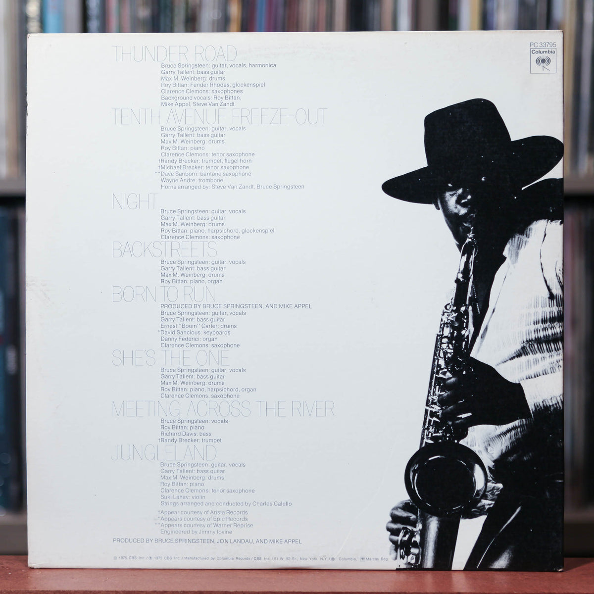 Bruce Springsteen - Born To Run. - 1975 Columbia, EX/EX