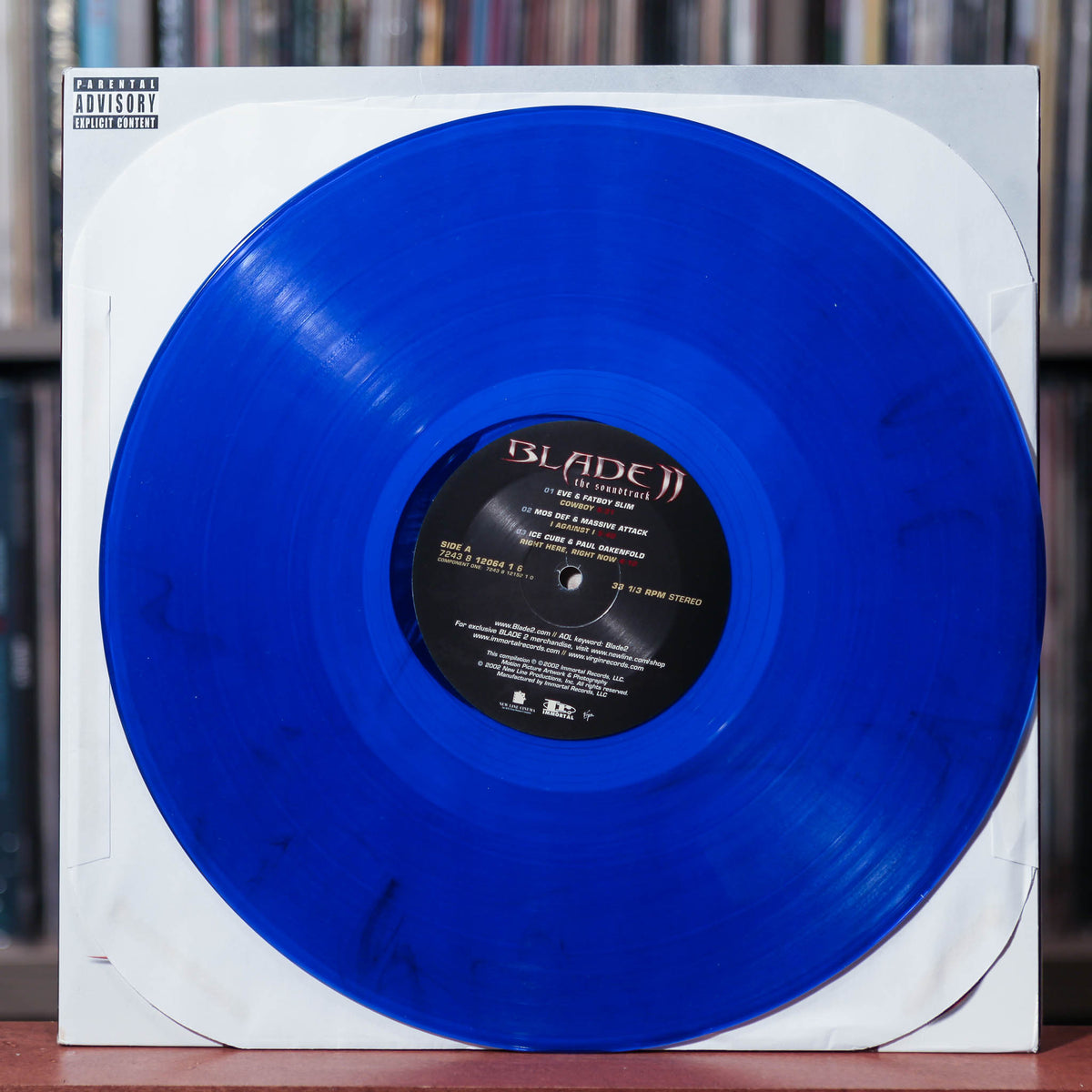 Blade II - The Soundtrack - Various - Blue Vinyl - 2LP - 2002 Immortal
