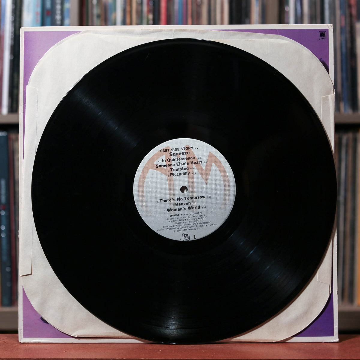 Squeeze - East Side Story - 1981 A&M Records, VG+/G+