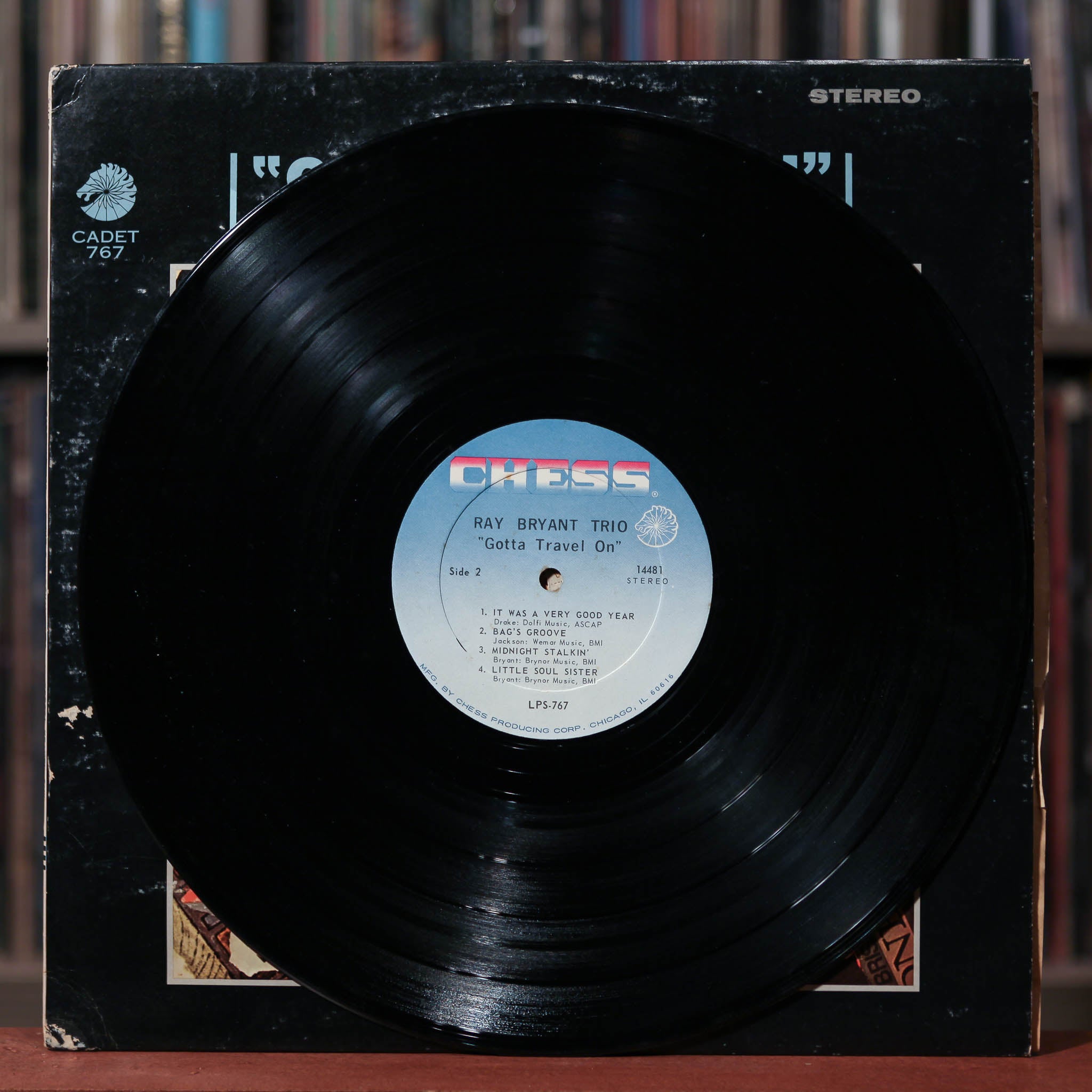 Ray Bryant Trio - Gotta Travel On - 1966 Cadet, VG/VG