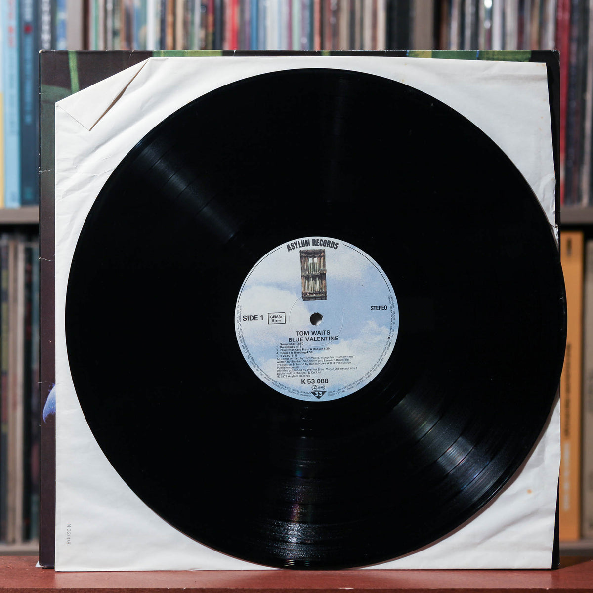 Tom Waits - Blue Valentine - UK 1980's Asylum Records, VG/VG