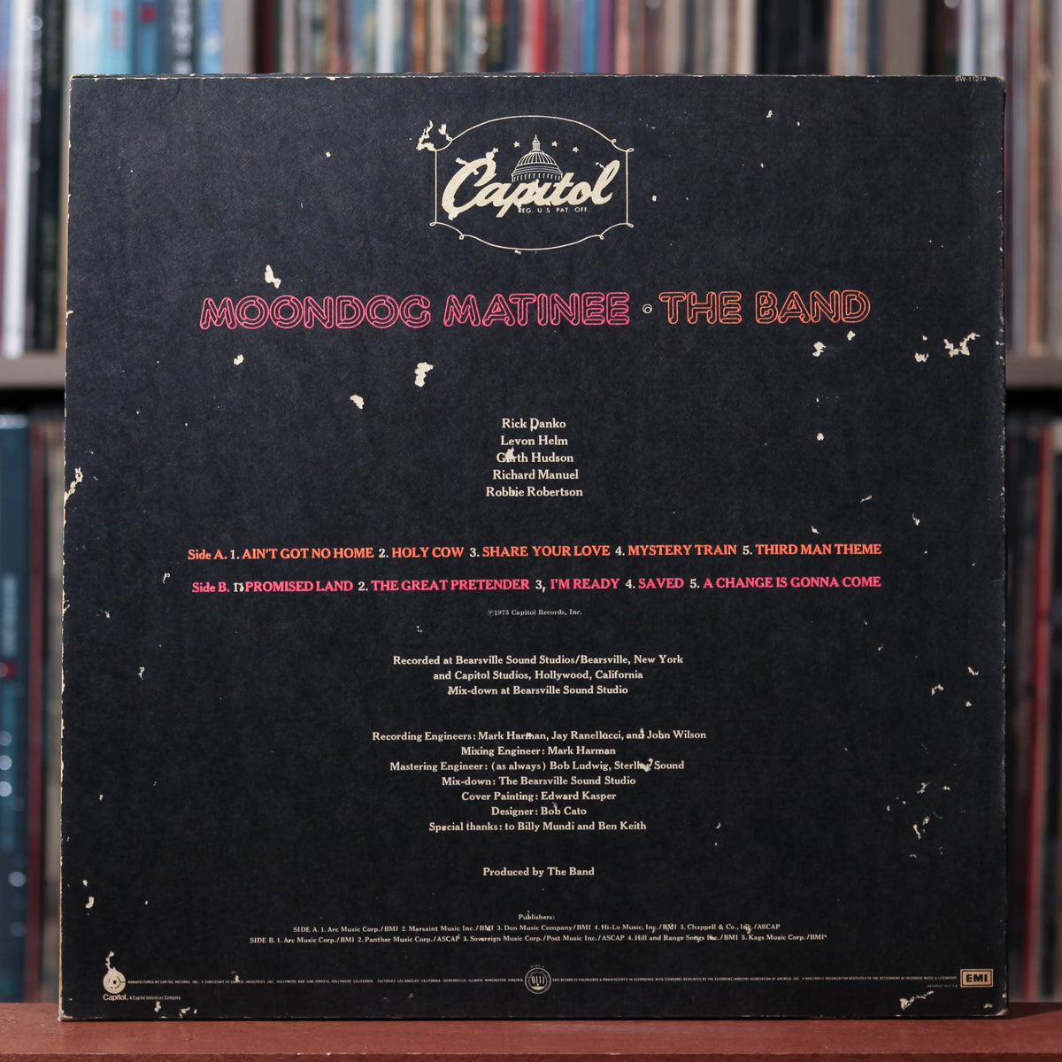 The Band - Moondog Matinee - 1973 Warner Bros, VG/VG+