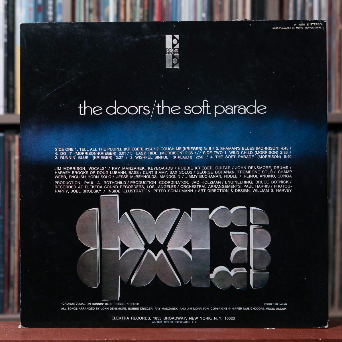 The Doors - The Soft Parade - JAPAN 1978 Elektra, VG/EX