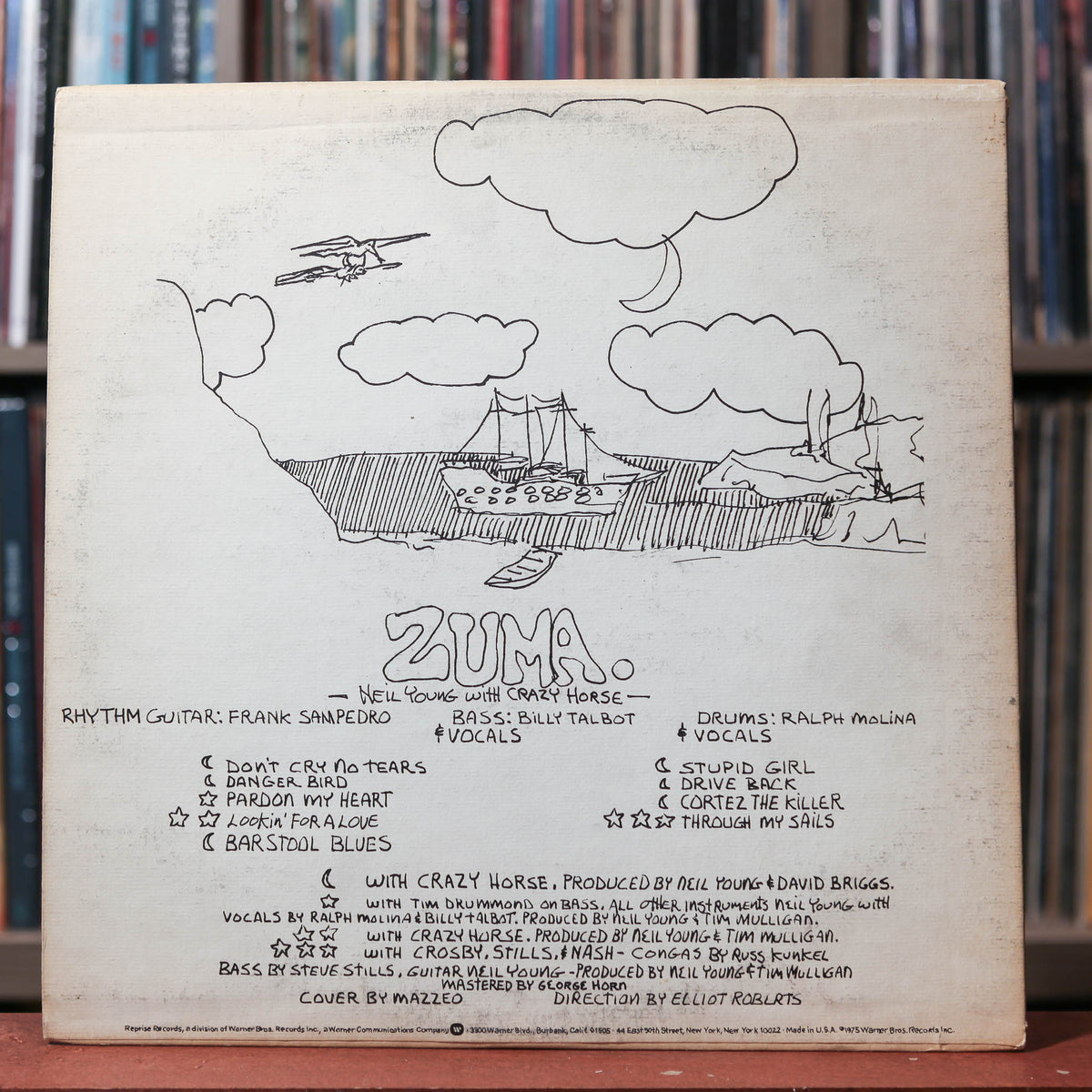 Neil Young - Zuma - 1975 Reprise Records, VG+/VG+