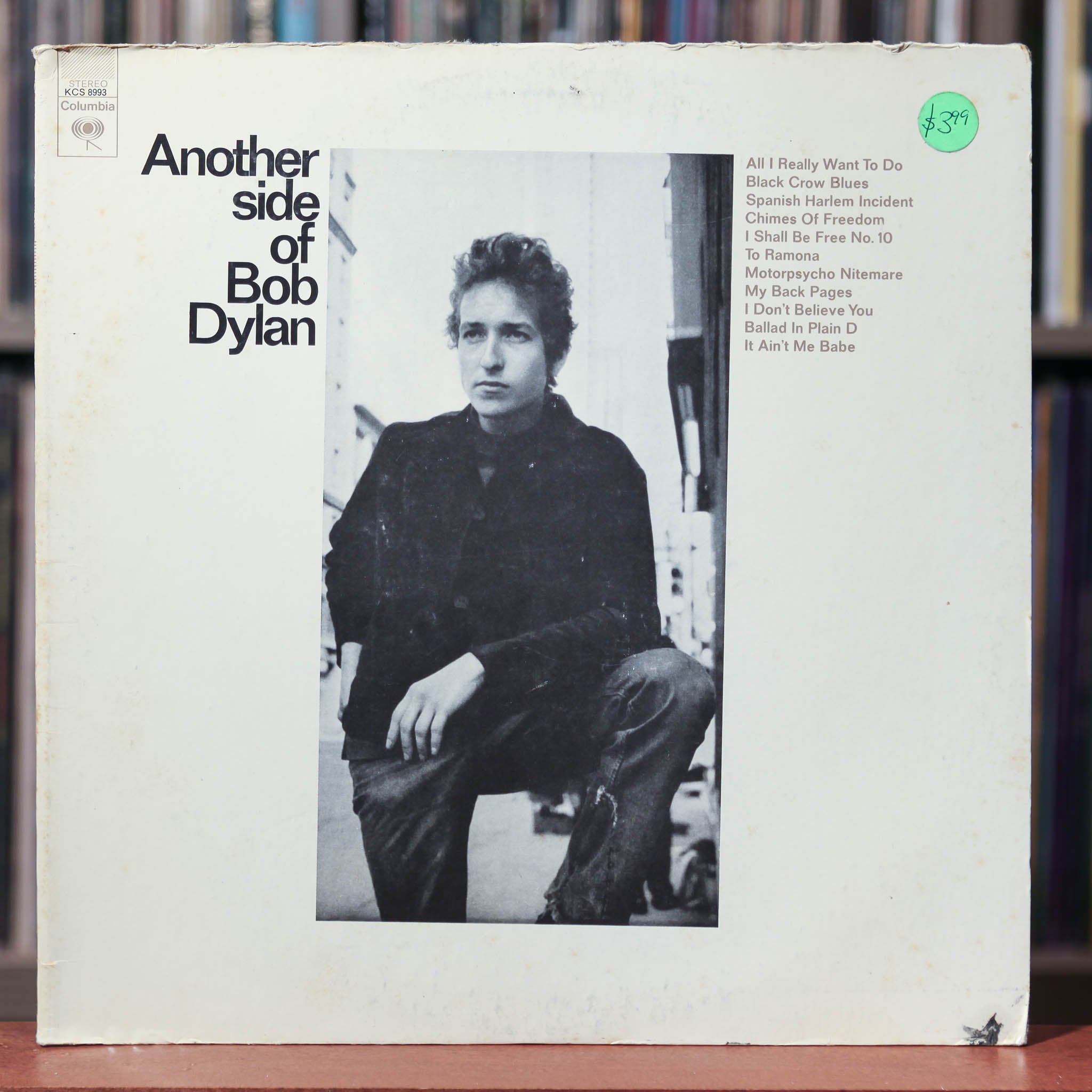 Bob Dylan - Another Side Of Bob Dylan - 1975 Columbia, VG/VG+