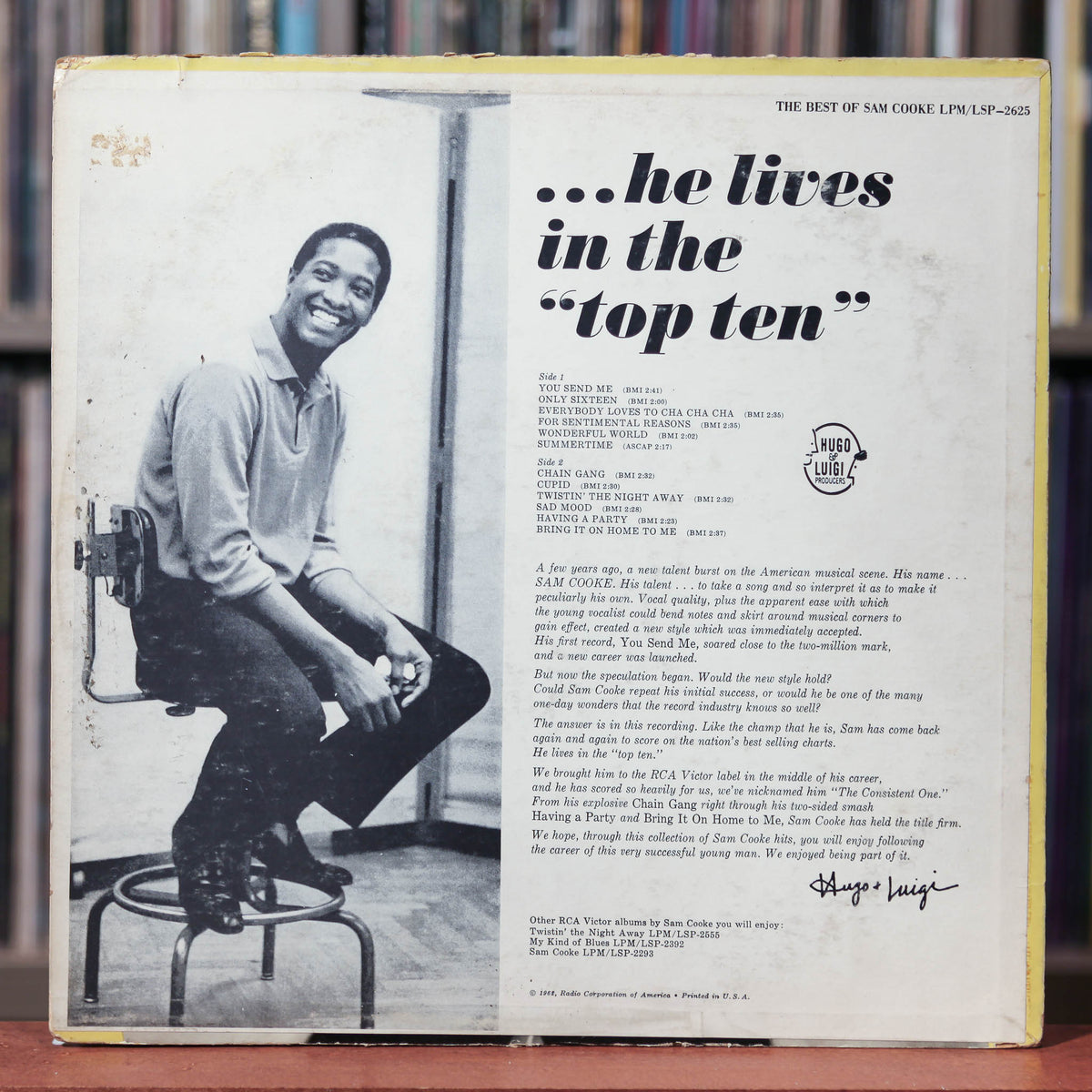 Sam Cooke - The Best Of Sam Cooke - 1962 RCA Victor