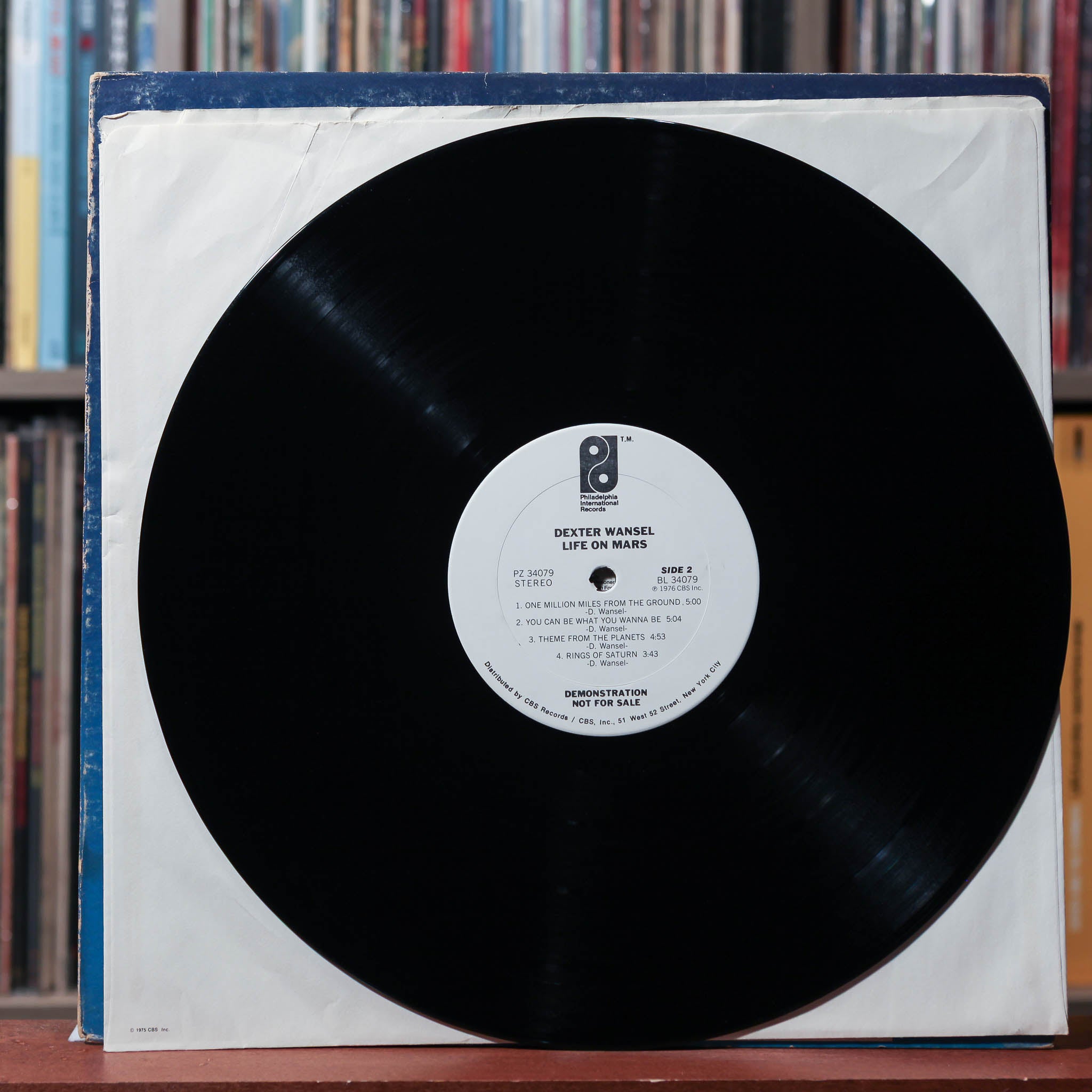 Dexter Wansel - Life On Mars - WHITE LABEL PROMO 1976 Philadelphia Int