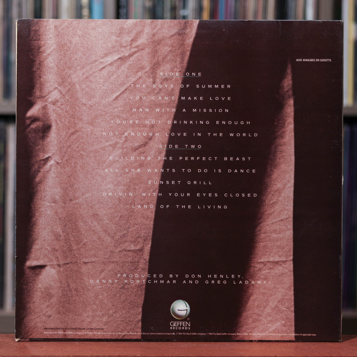 Don Henley - Building The Perfect Beast - 1984 Geffen, VG+/EX