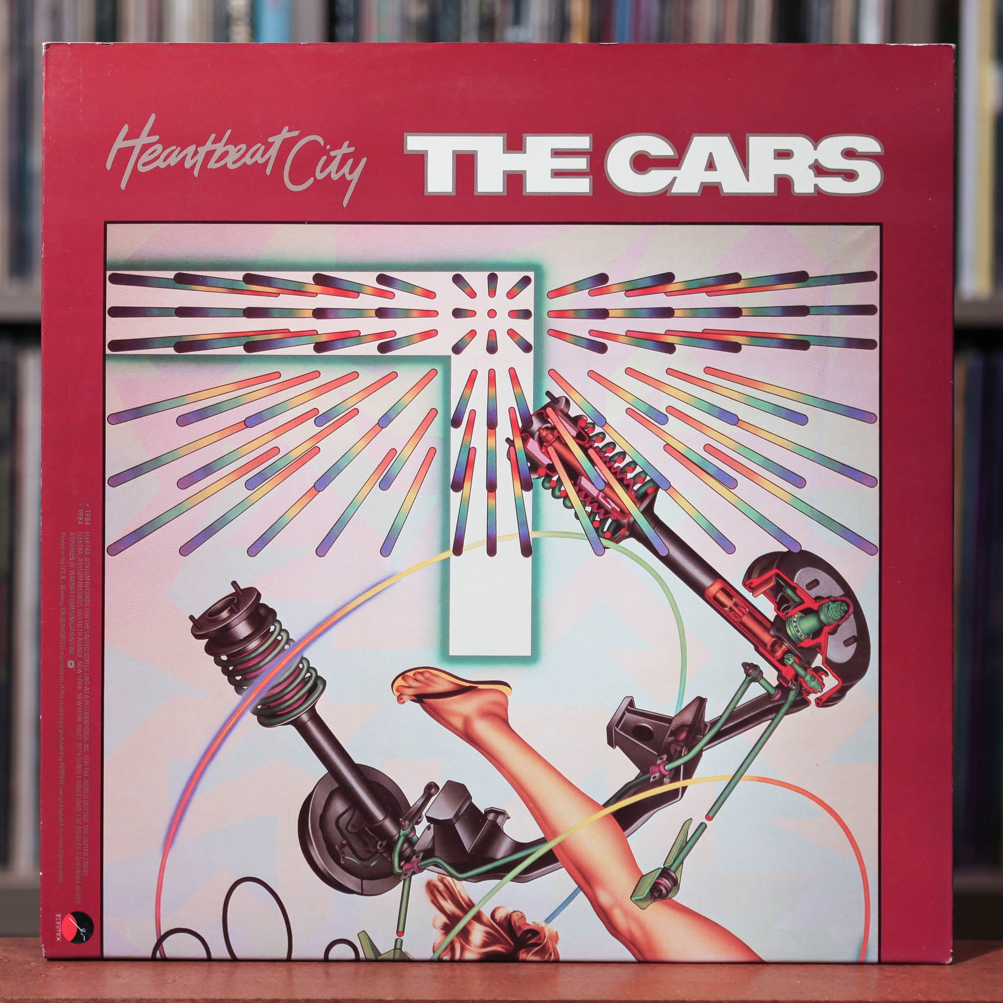 The Cars - Heartbeat City - 1984 Elektra, VG+/EX