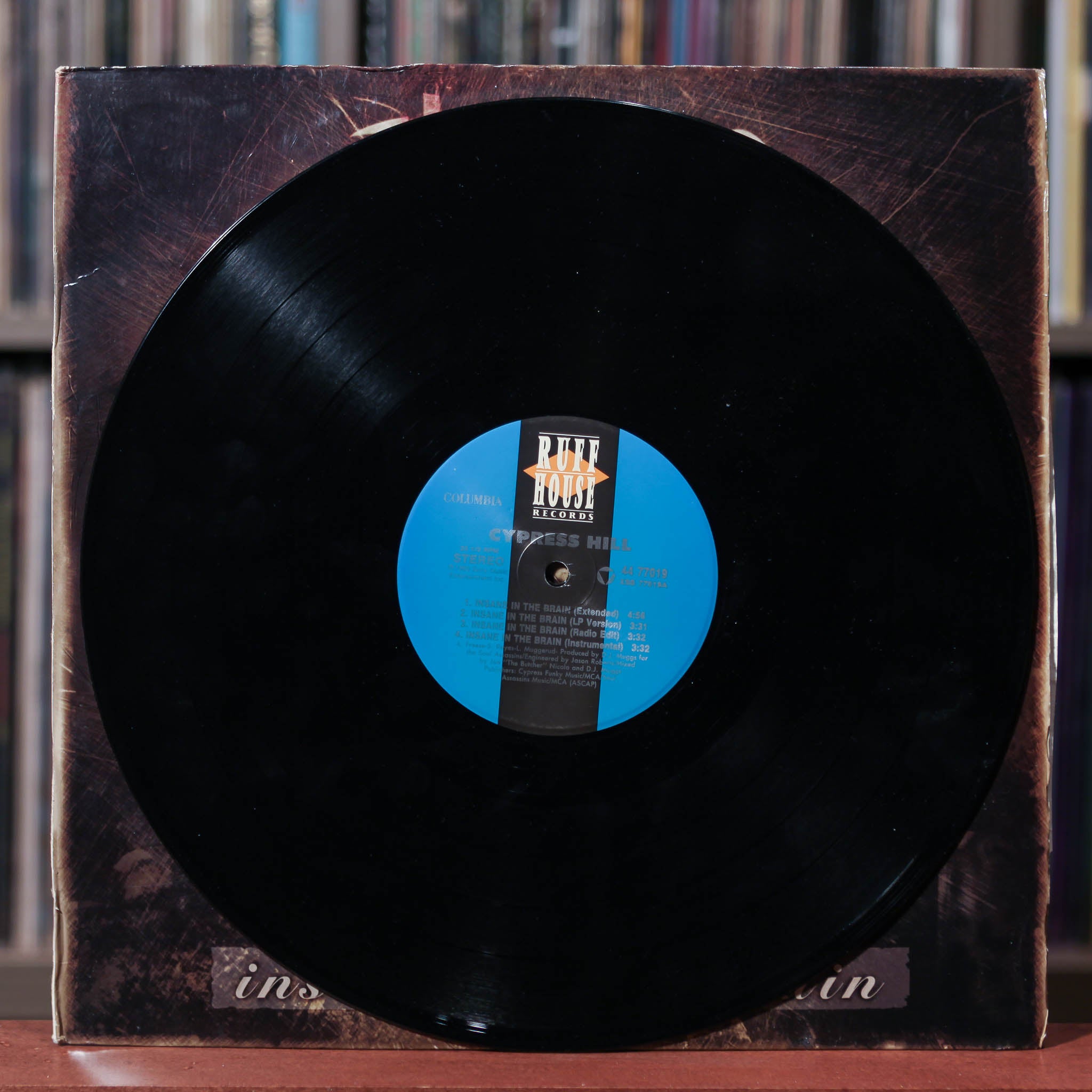 Cypress Hill - Insane In The Brain - 12" Single - 1993 Ruffhouse, VG/V