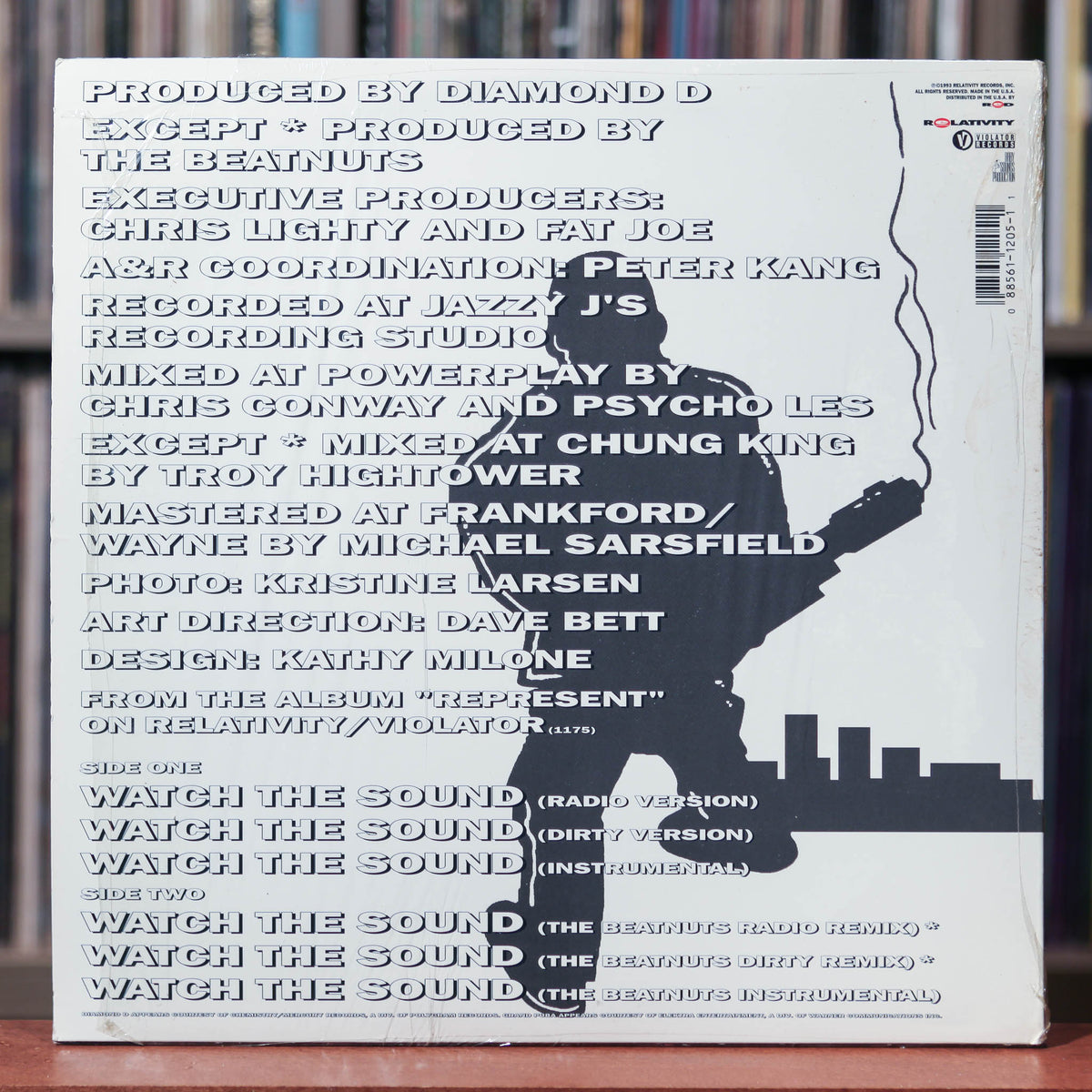 Fat Joe - Watch The Sound - 12" Single - 1993 Relativity, VG+/VG w/Shr