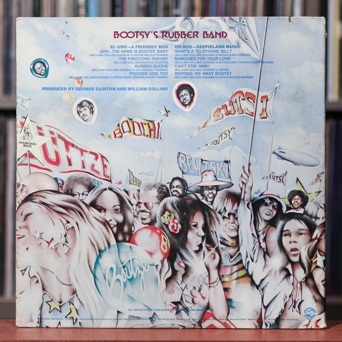 Bootsy's Rubber Band - Ahh...The Name Is Bootsy, Baby! - 1977 Warner,