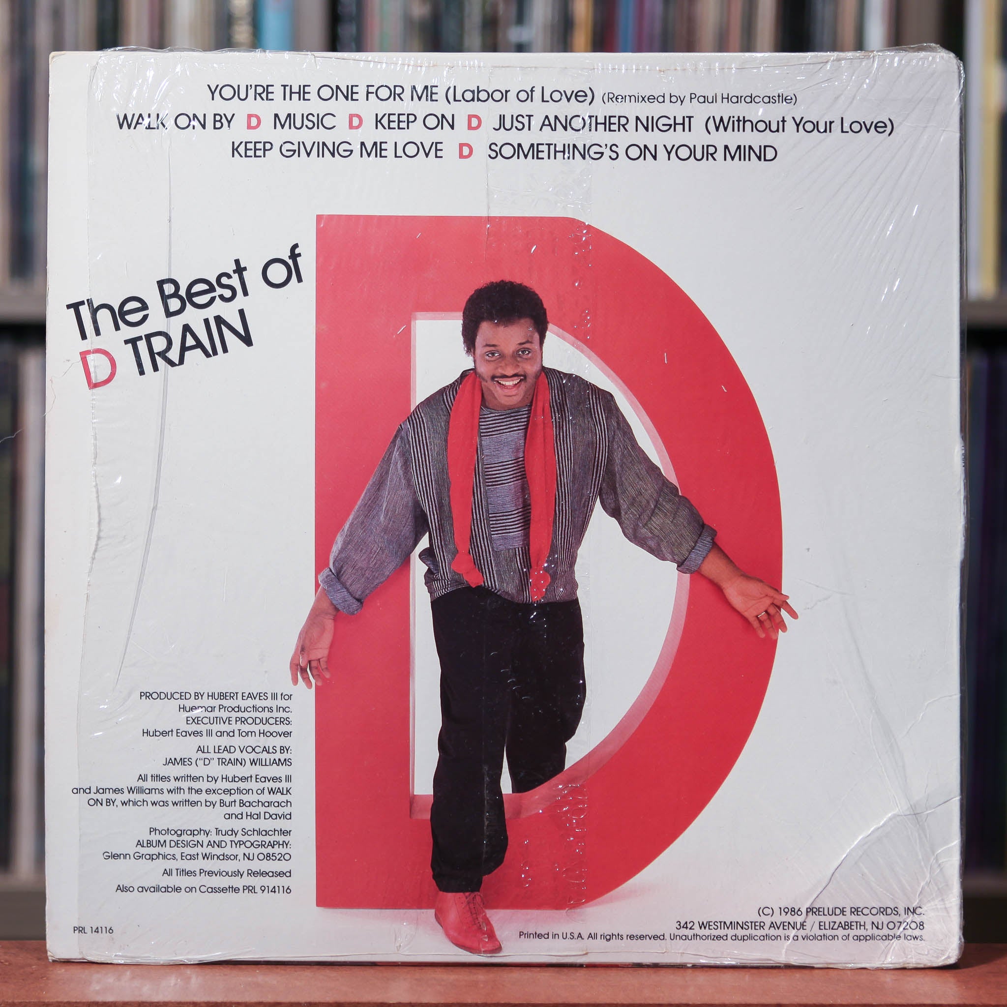 D Train - The Best Of D Train - 1986 Prelude, VG+/VG w/Shrink