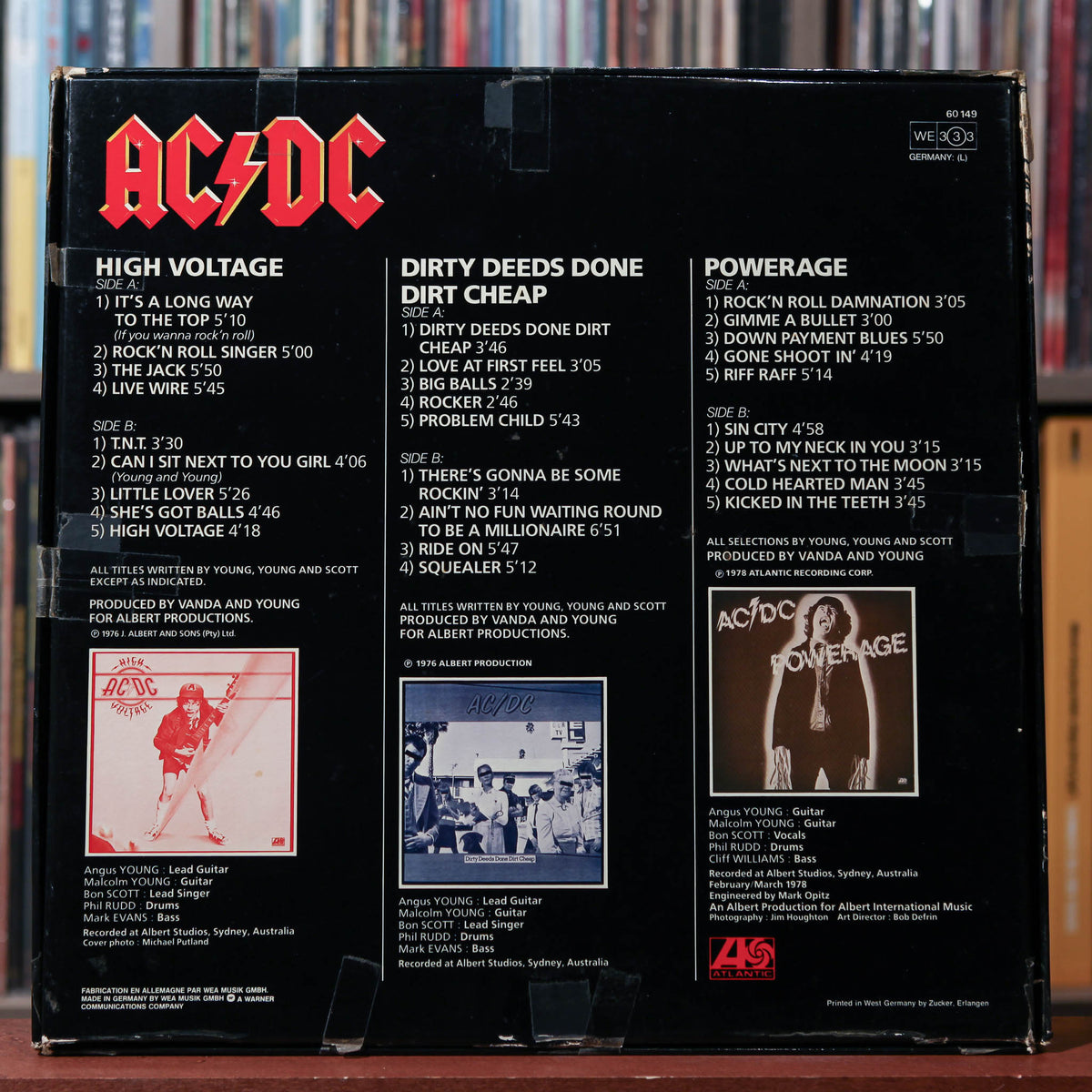 AC/DC - 3 Record Box Set - GERMANY 1981 Atlantic