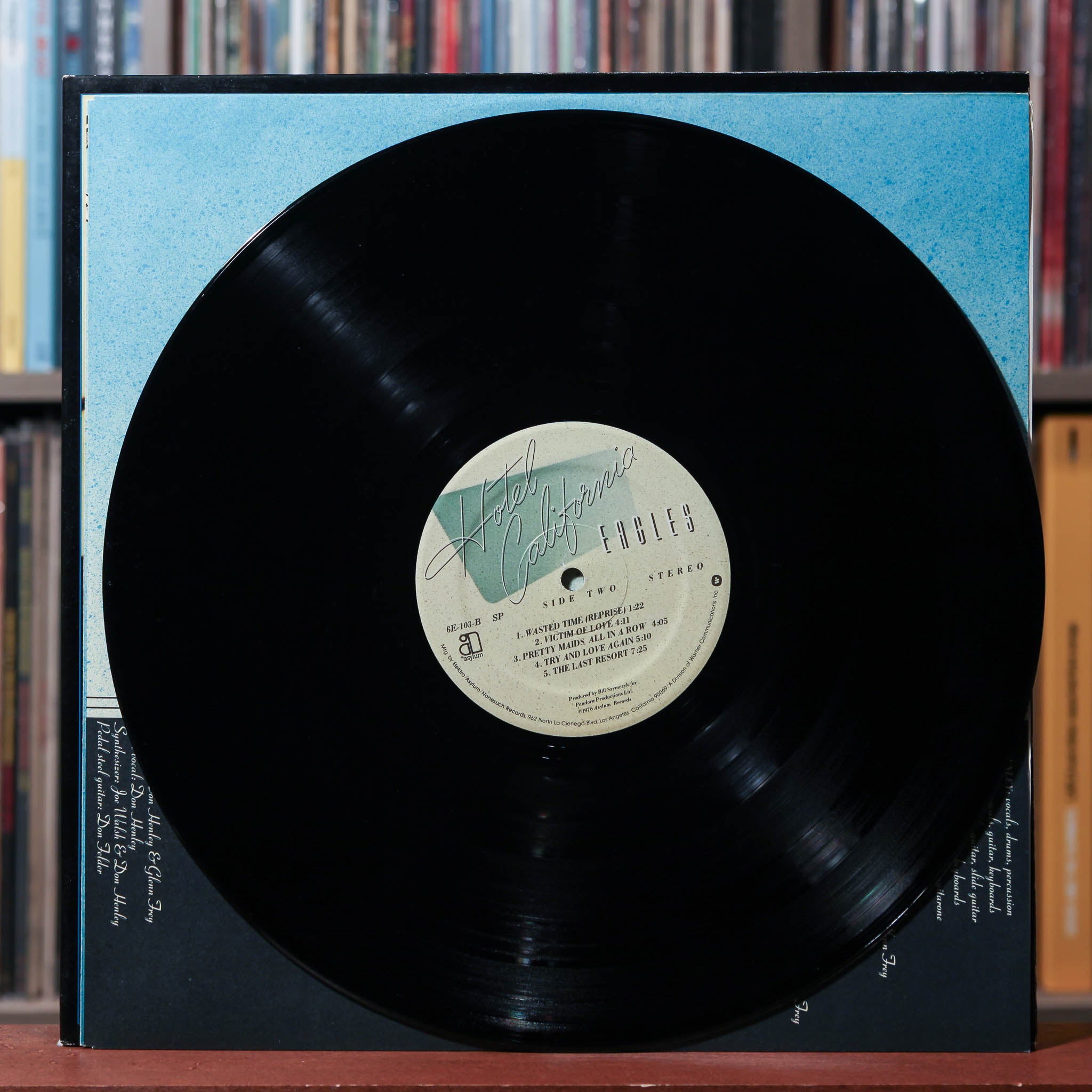 Eagles - Hotel California - 1976 Asylum Records, VG+/EX