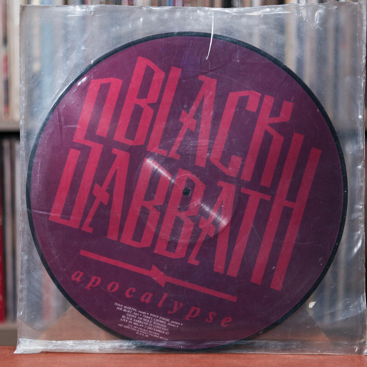 Black Sabbath - Apocalypse - Italian Import - Picture Disc - 1987 Doub