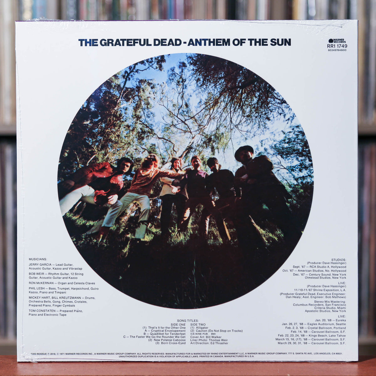 Grateful Dead - Anthem Of The Sun - 2020 Warner Bros, SEALED