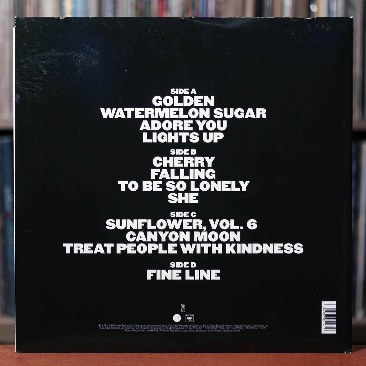 Harry Styles - Fine Line - Black and White Vinyl - 2019 Columbia, EX/E