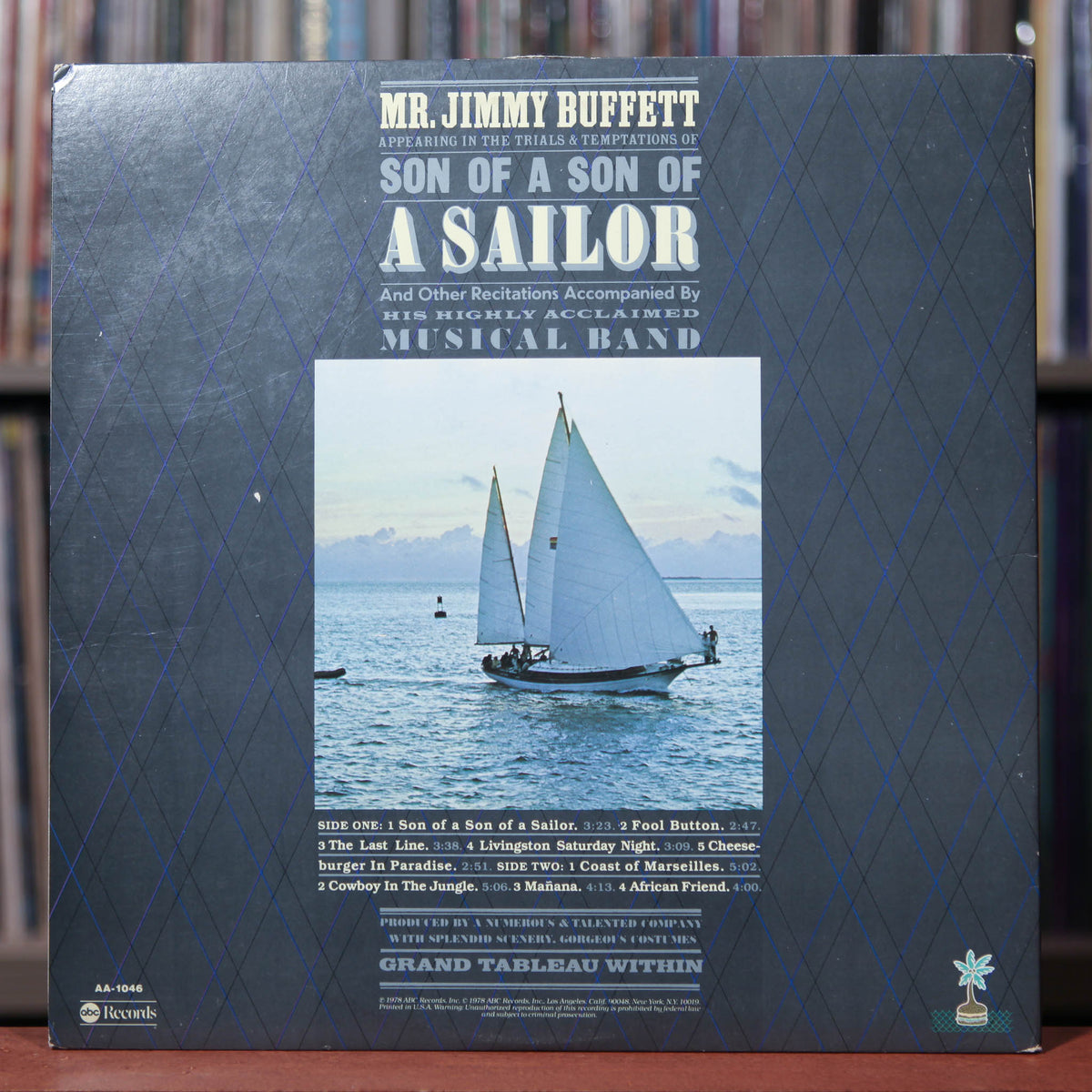 Jimmy Buffett - Son of a Son of a Sailor - Rare PROMO - 1978 ABC, VG+/