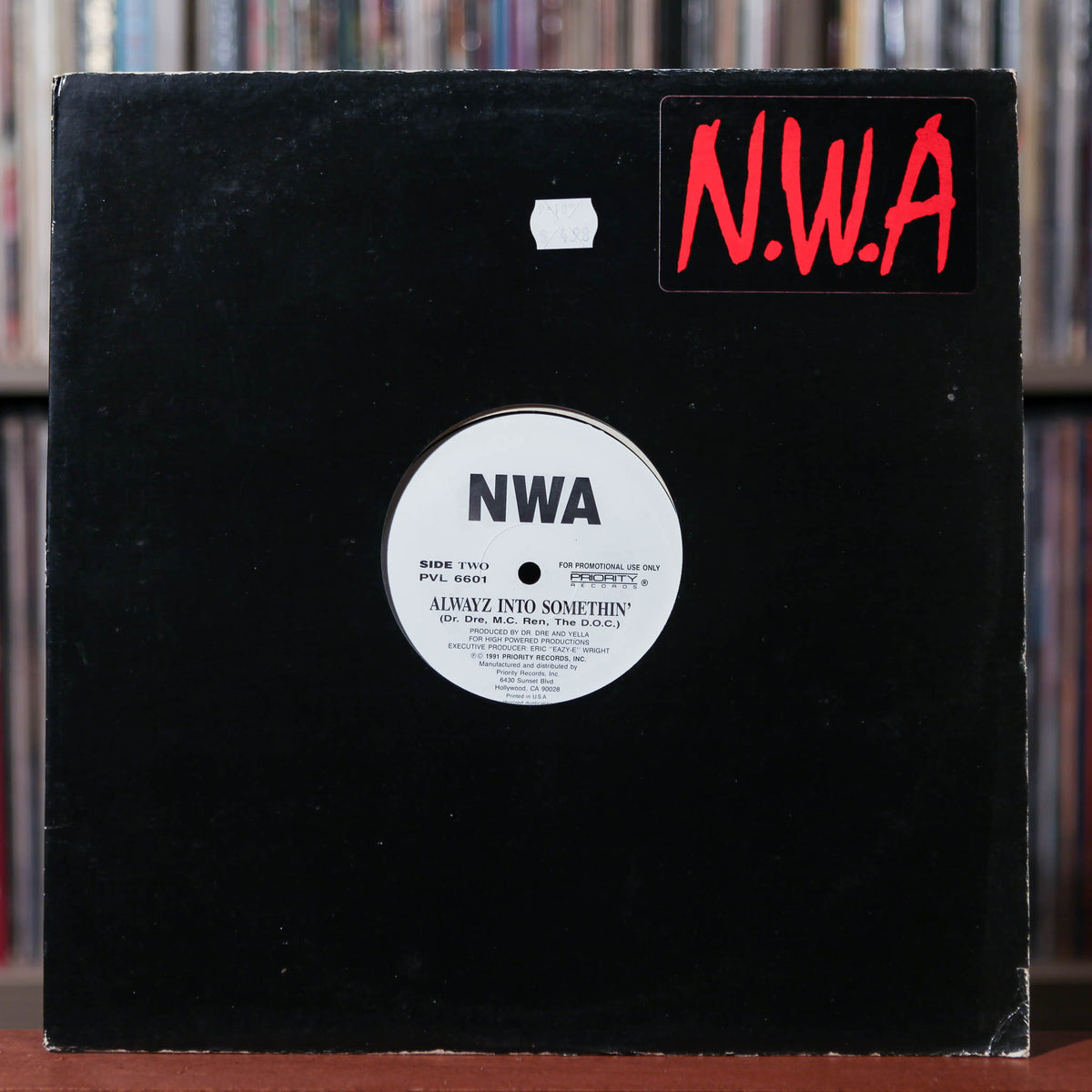 NWA - Alwayz Into Somethin' - Rare PROMO - 1991 Priority Records, VG+/
